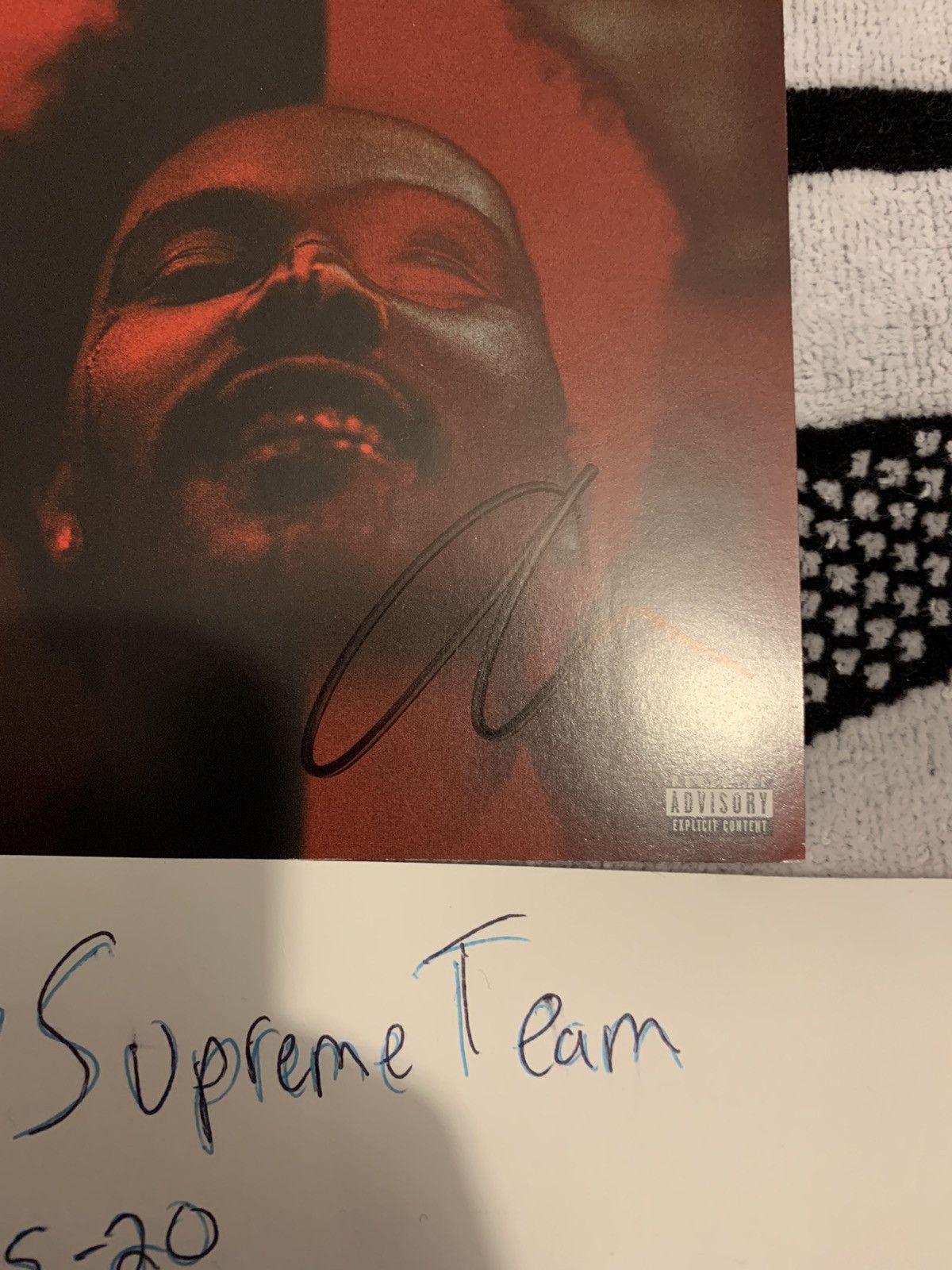 The Weeknd Signed The Weeknd’s After Hours CD Booklet | Grailed