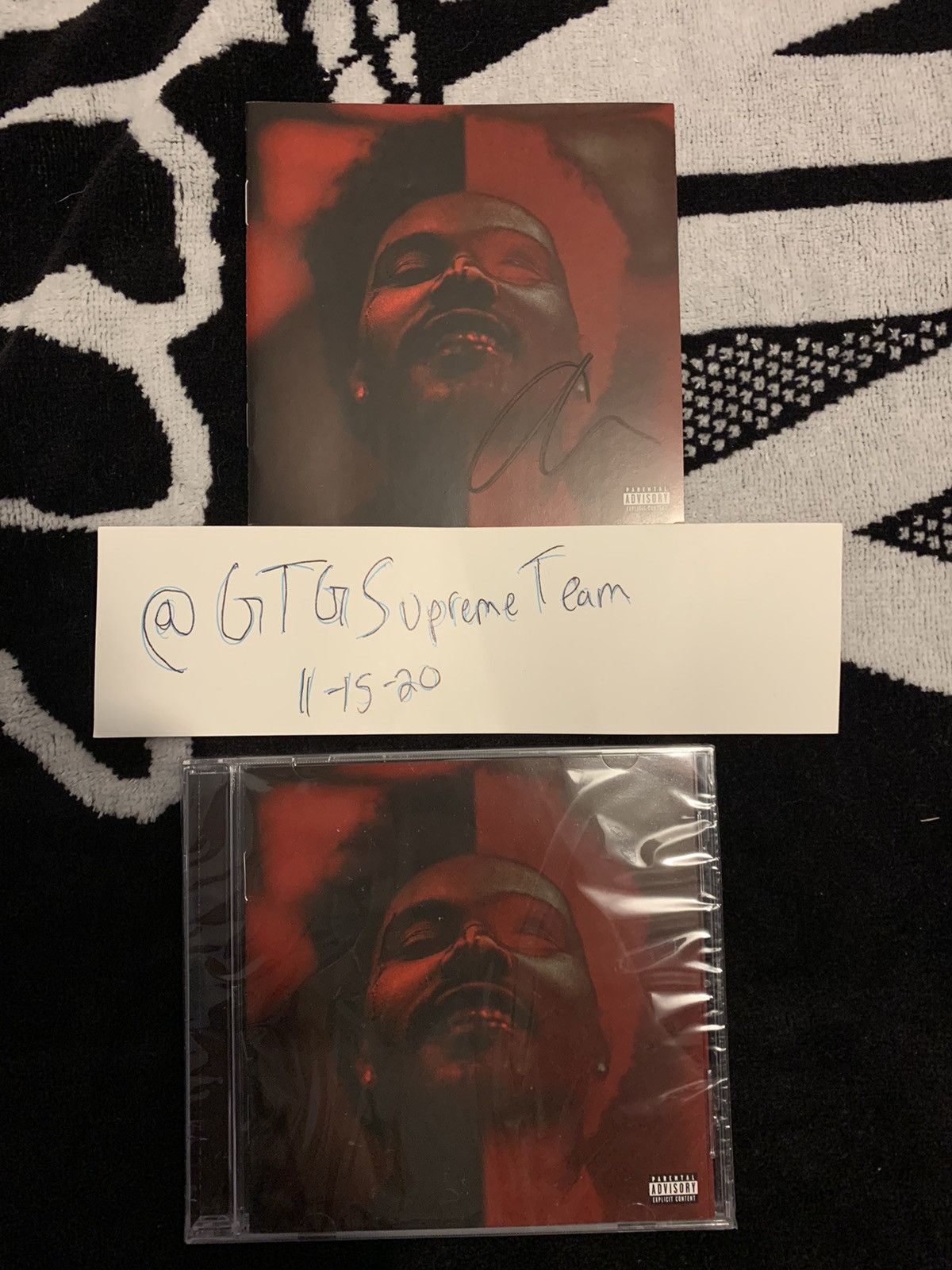 The Weeknd Signed The Weeknd’s After Hours CD Booklet | Grailed