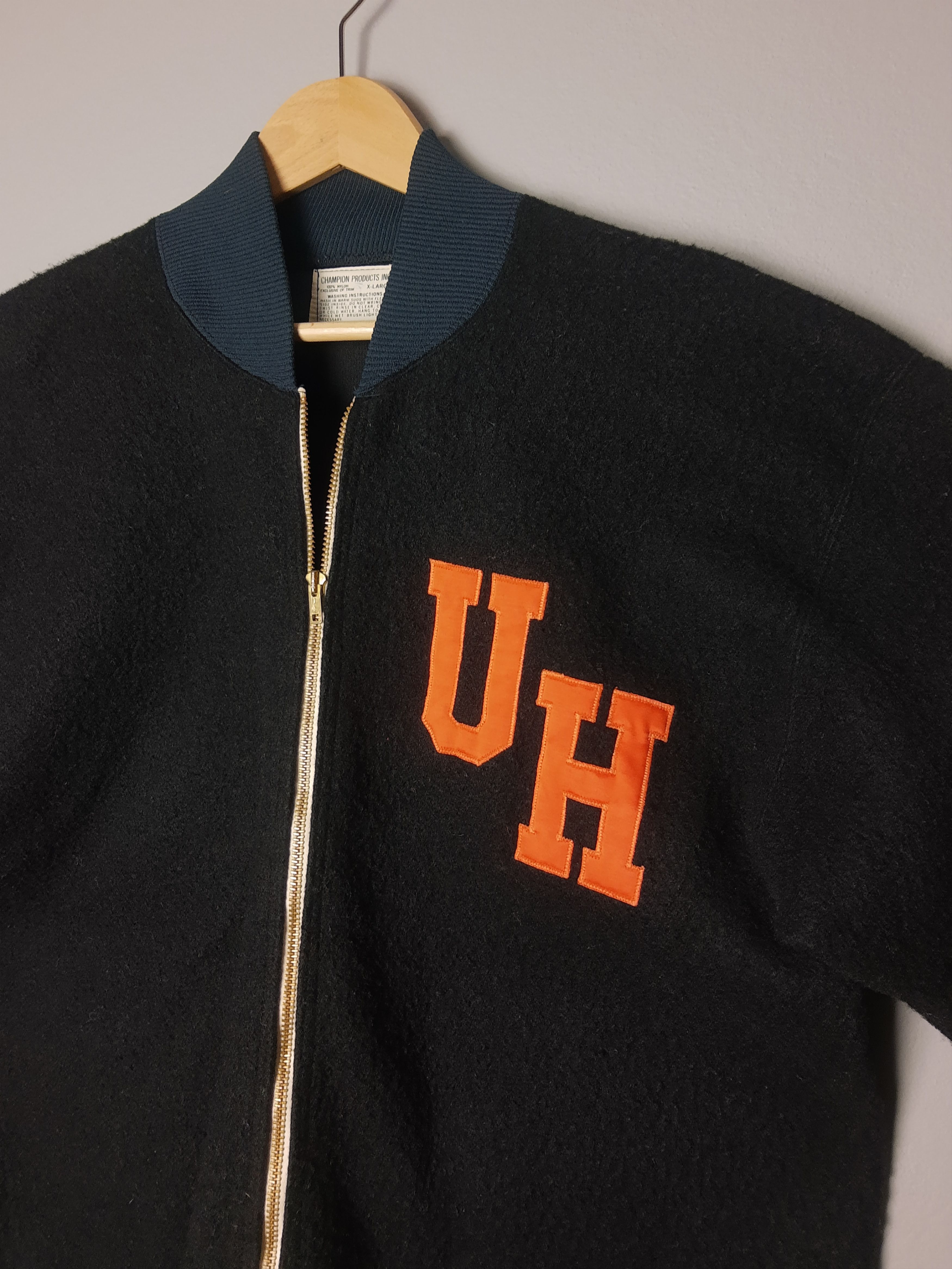 Champion × Vintage 60s Champion University of Houston Varsity Jacket ...