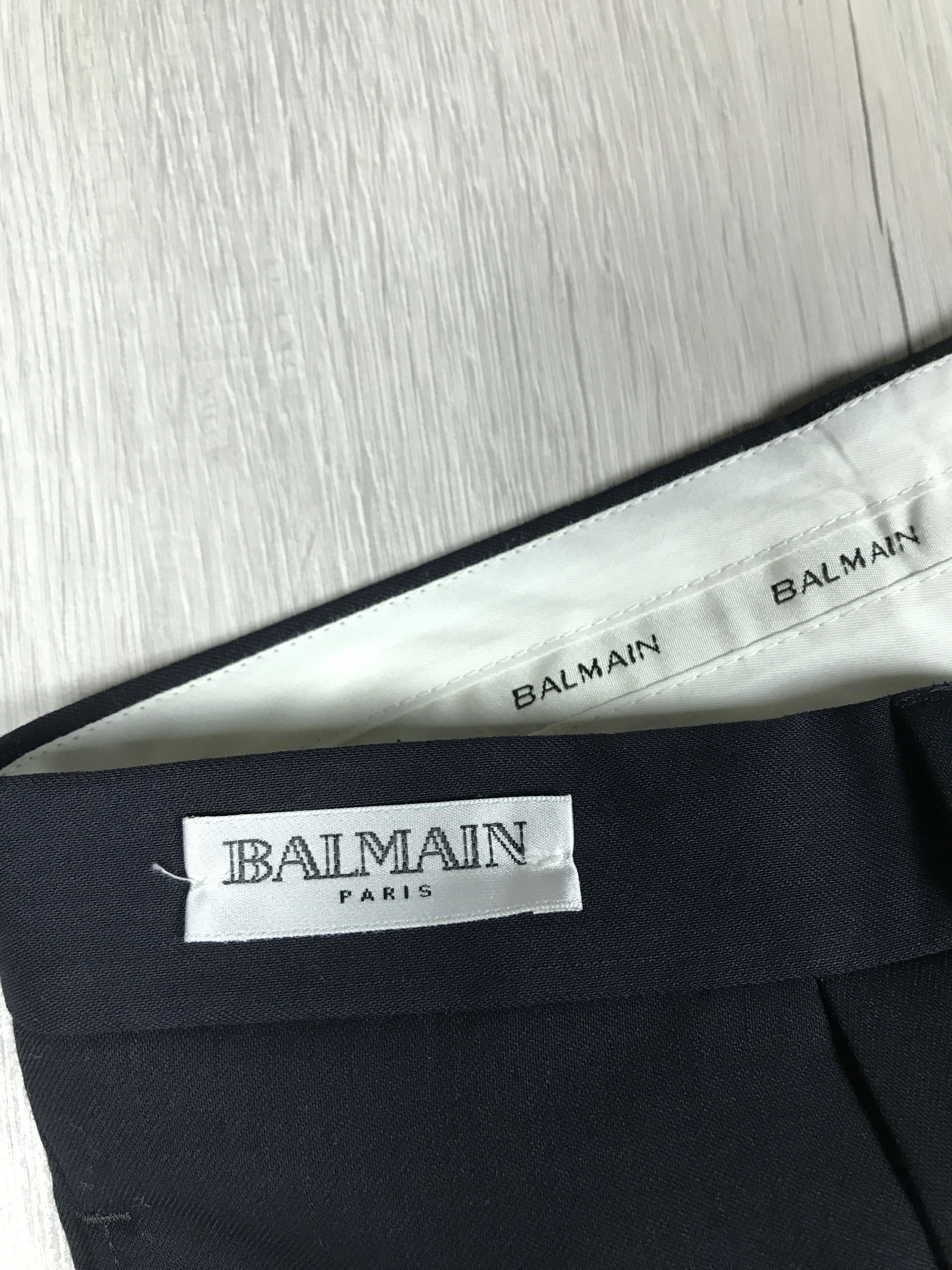 Balmain Balmain Paris Pants wool trousers vintage | Grailed