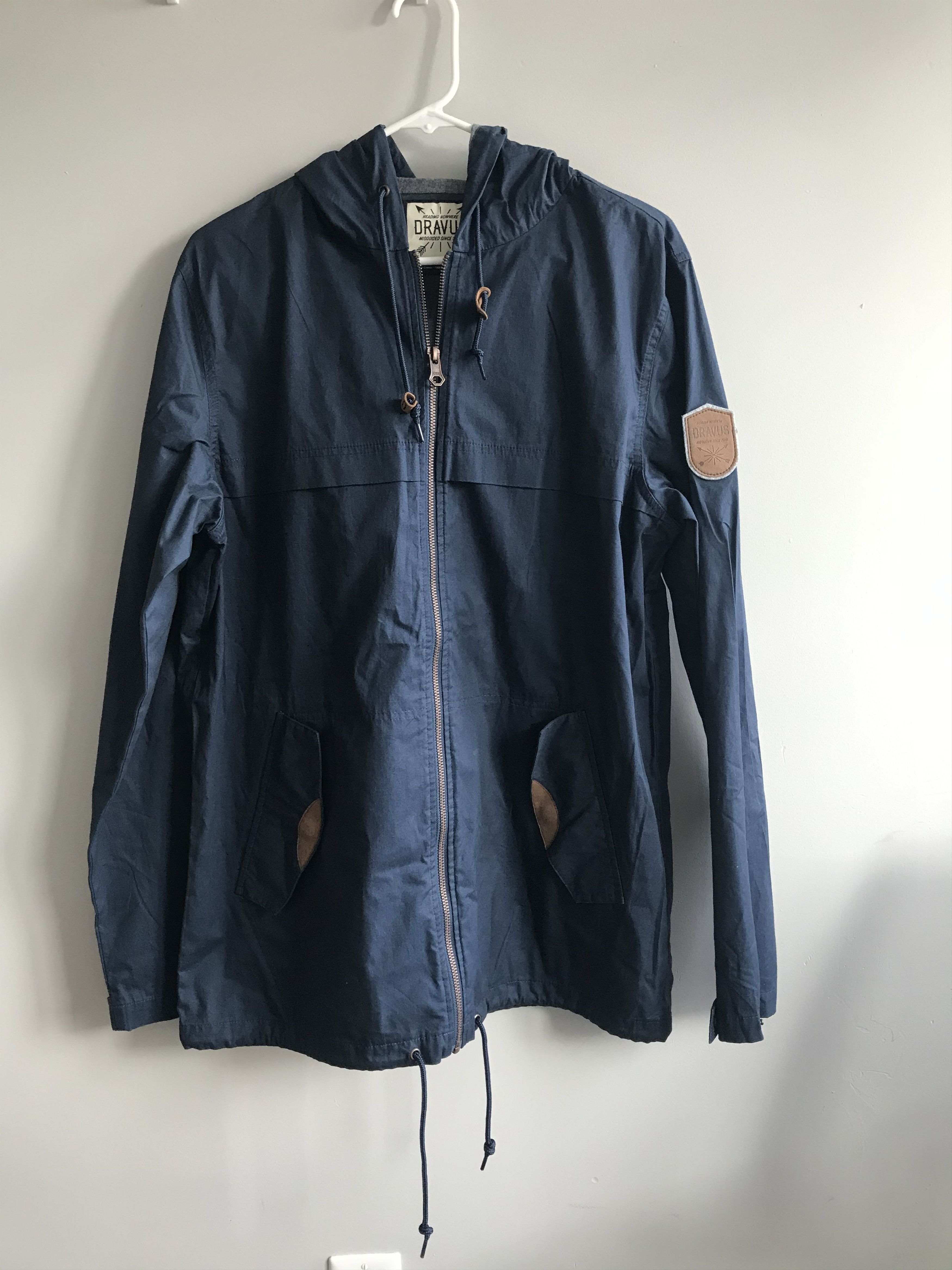 Dravus Dravus Navy Blue Full Zip Jacket | Grailed