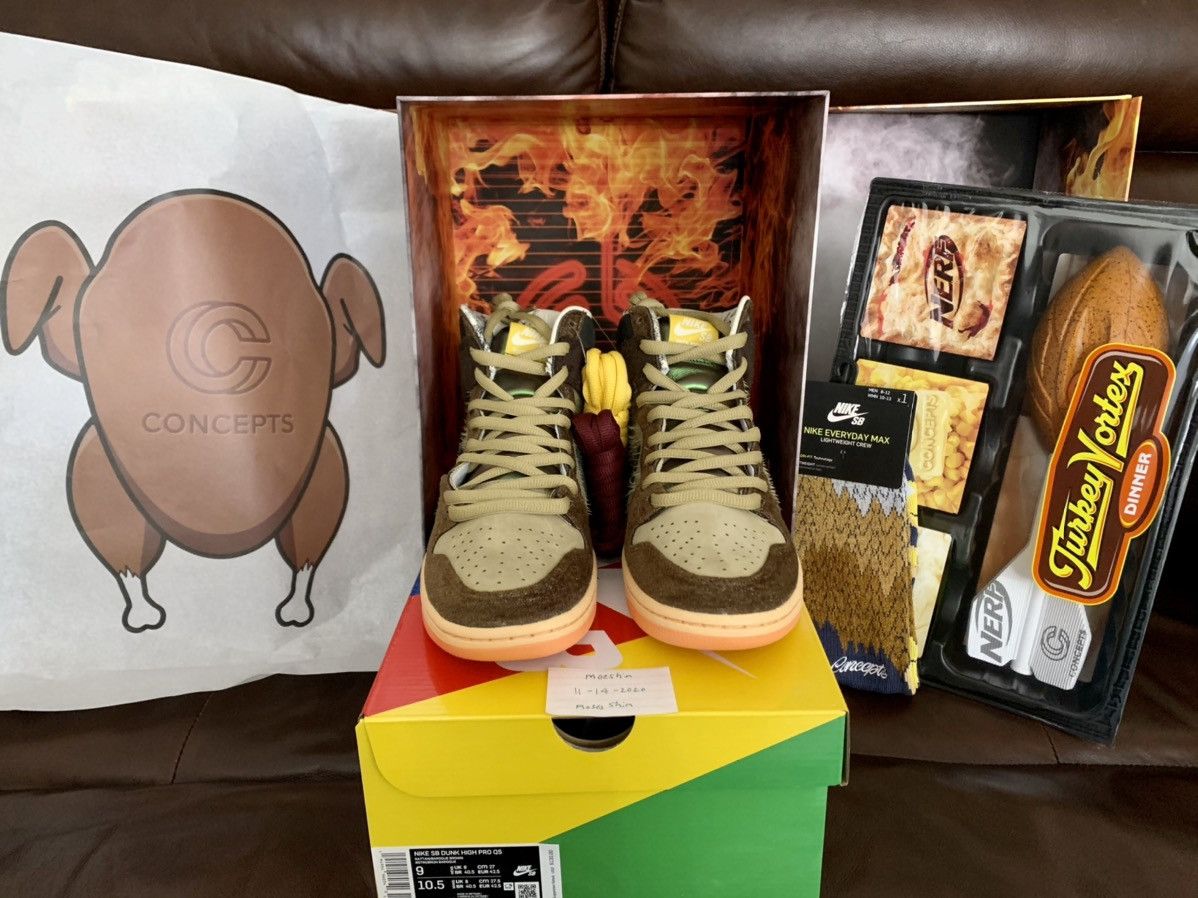 Nike Concepts x Nike SB Dunk High “Turdunken” Special Packaging | Grailed