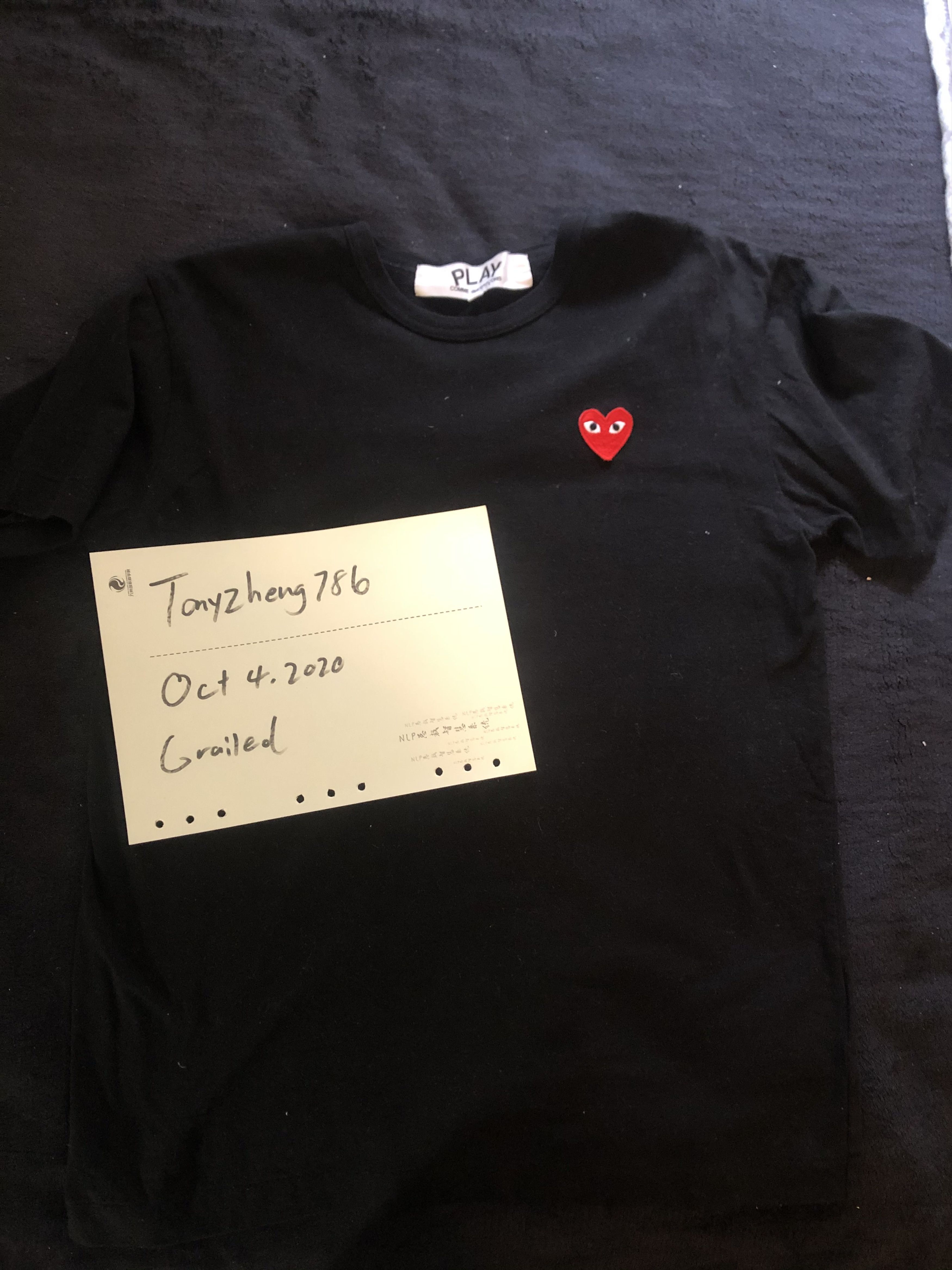 CDG by Comme des Garcons Red heart CDG tee | Grailed