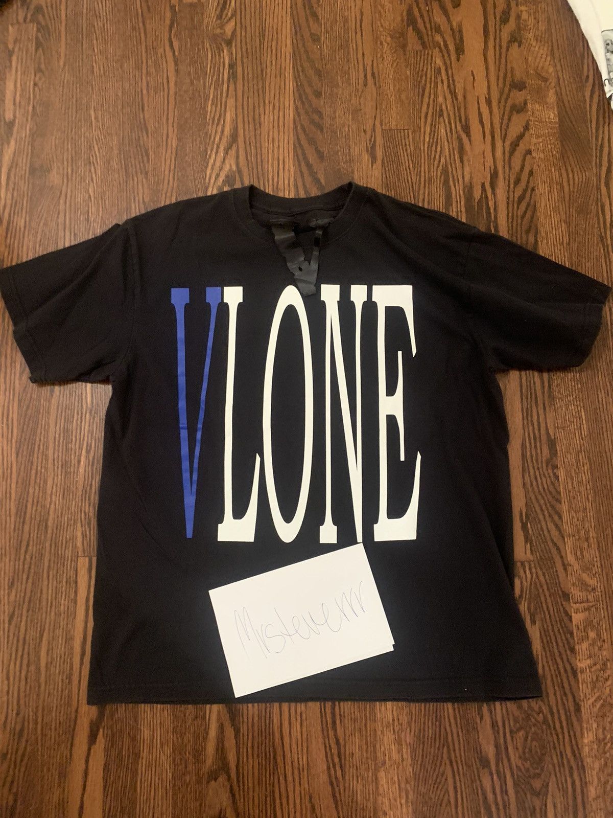 Vlone Vlone Blue Staple Tshirt | Grailed