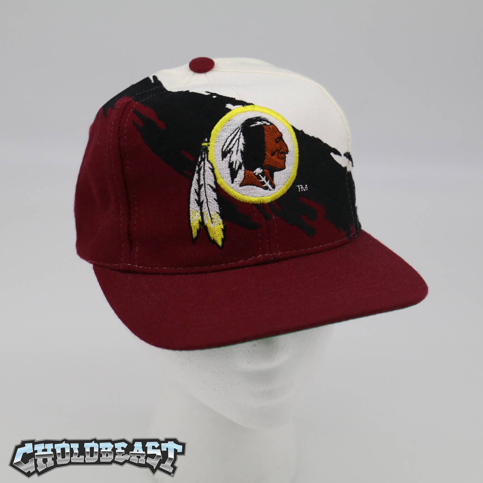 NFL × Vintage VTG 90s Washingtons Redskins Splash Proline Snapback hat ...