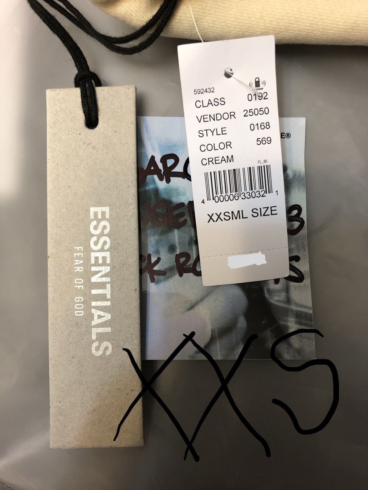 Pacsun FEAR OF GOD ESSENTIALS 3D Pullover Hoodie Buttercream | Grailed