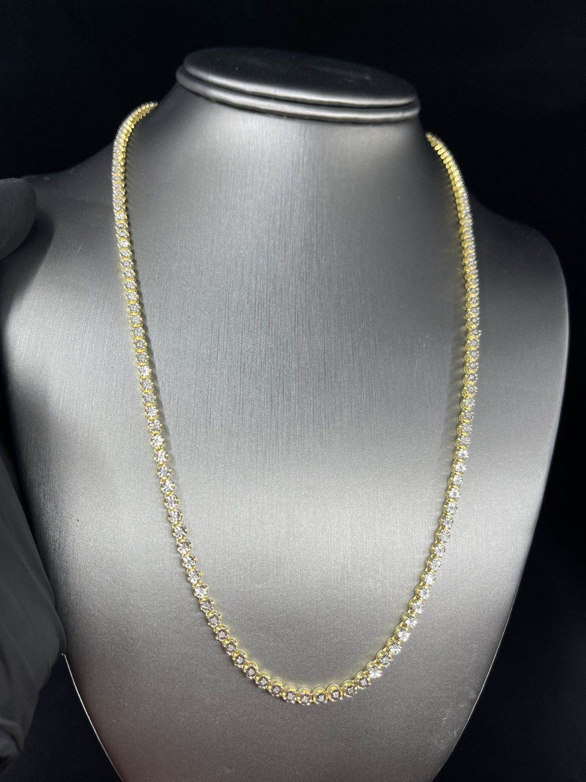 Streetwear Authentic diamond tennis chain | Grailed