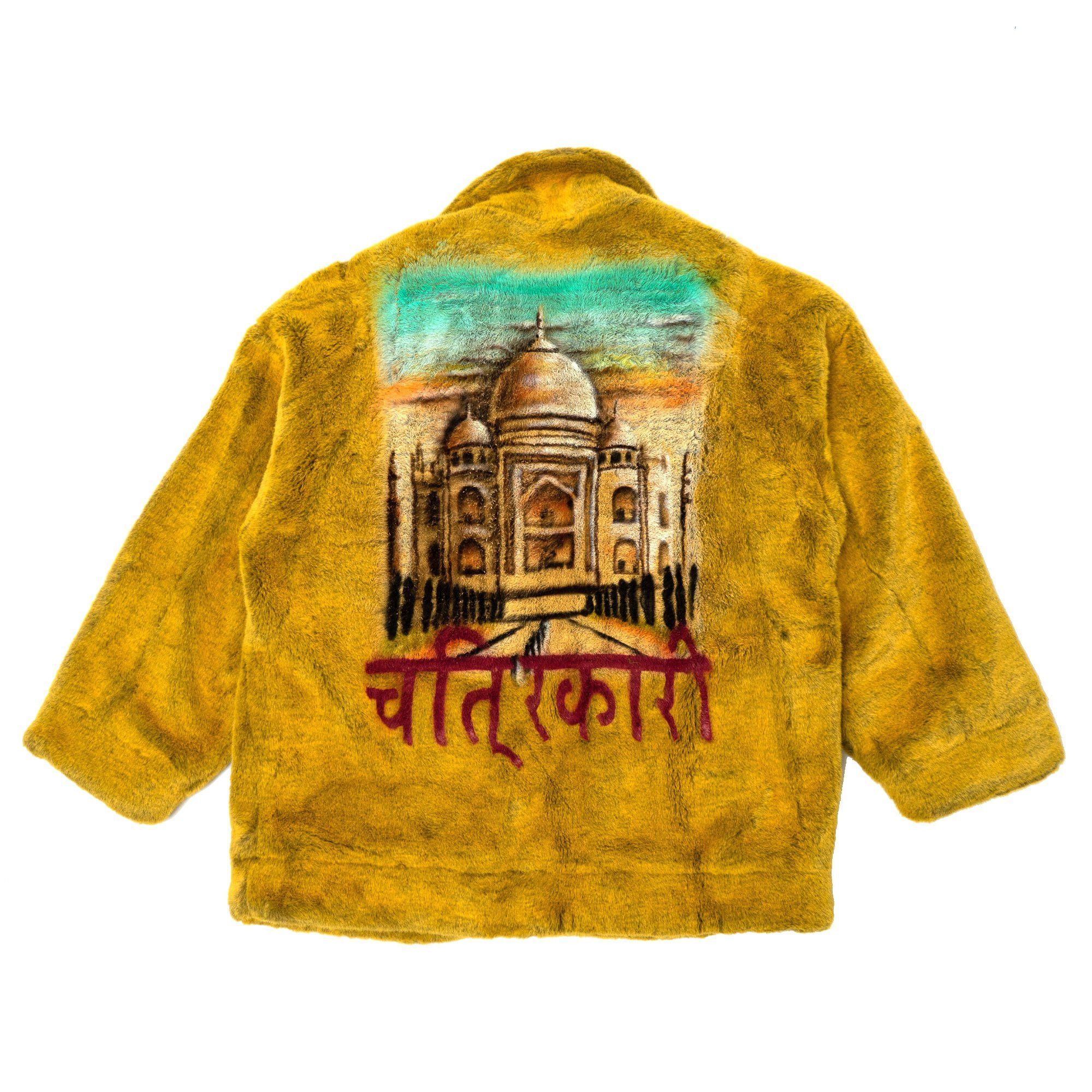 Doublet Hand-Painted Fur Jacket | Grailed