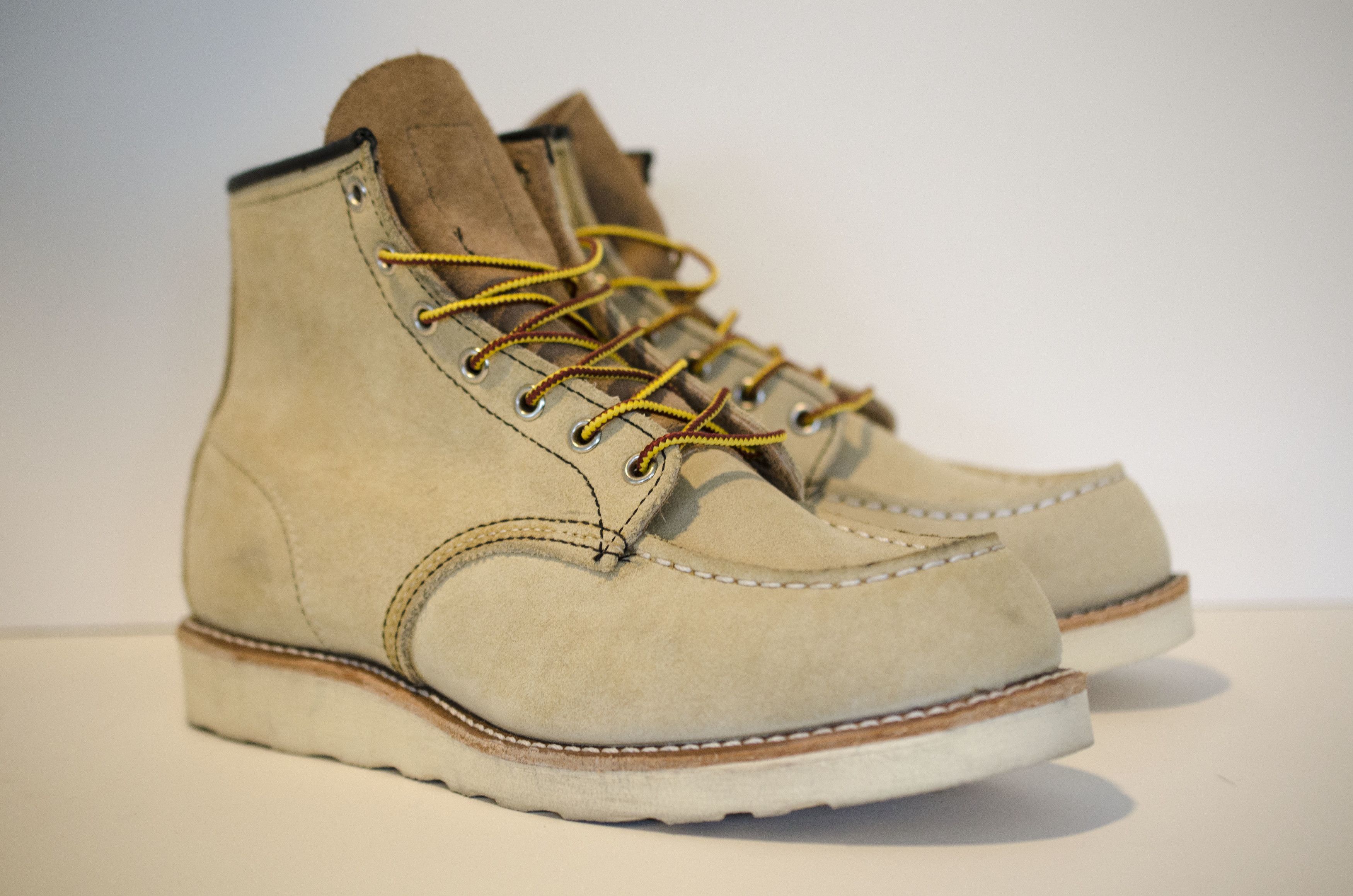 Red Wing 6" 8173 Roughout Moc Toe Boot | Grailed