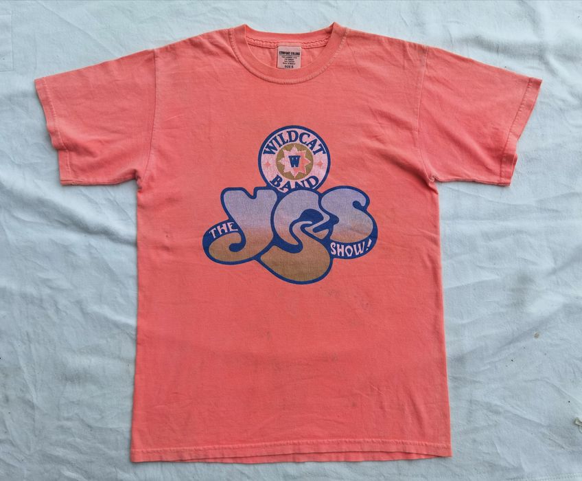 Vintage T1 90's YES Band Psychedelic rock band tee shirt | Grailed
