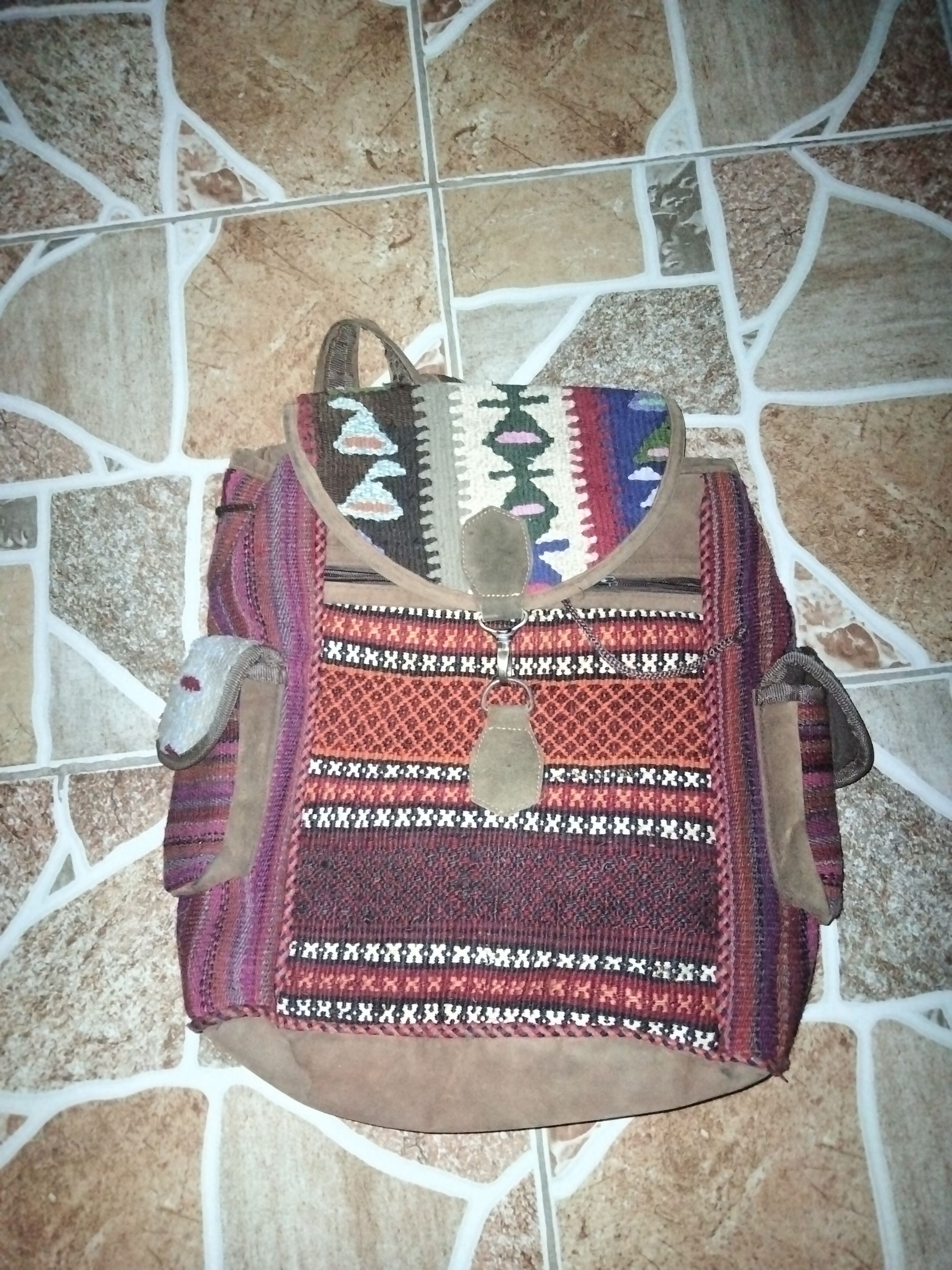 Vintage Rare Persian handwoven kilim backpack | Grailed