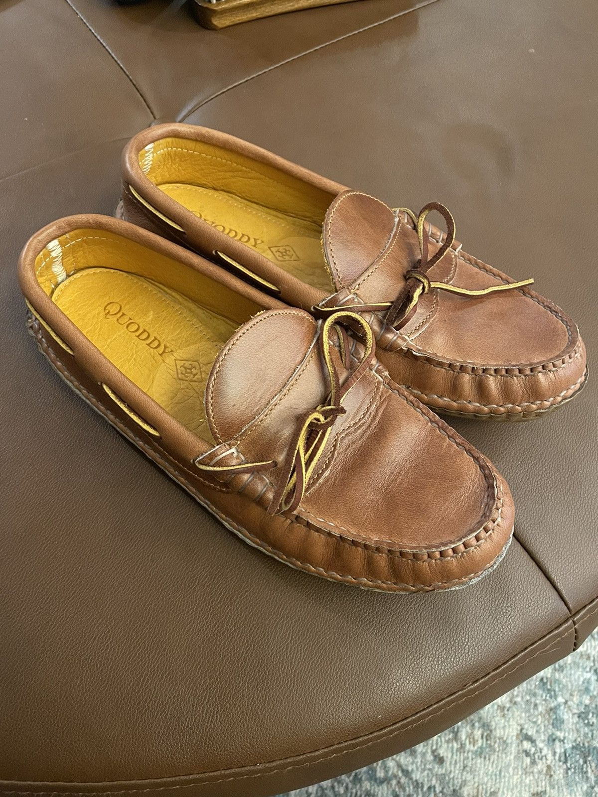 Quoddy Quoddy 9.5 handsewn loafer moccasin grizzly moc | Grailed