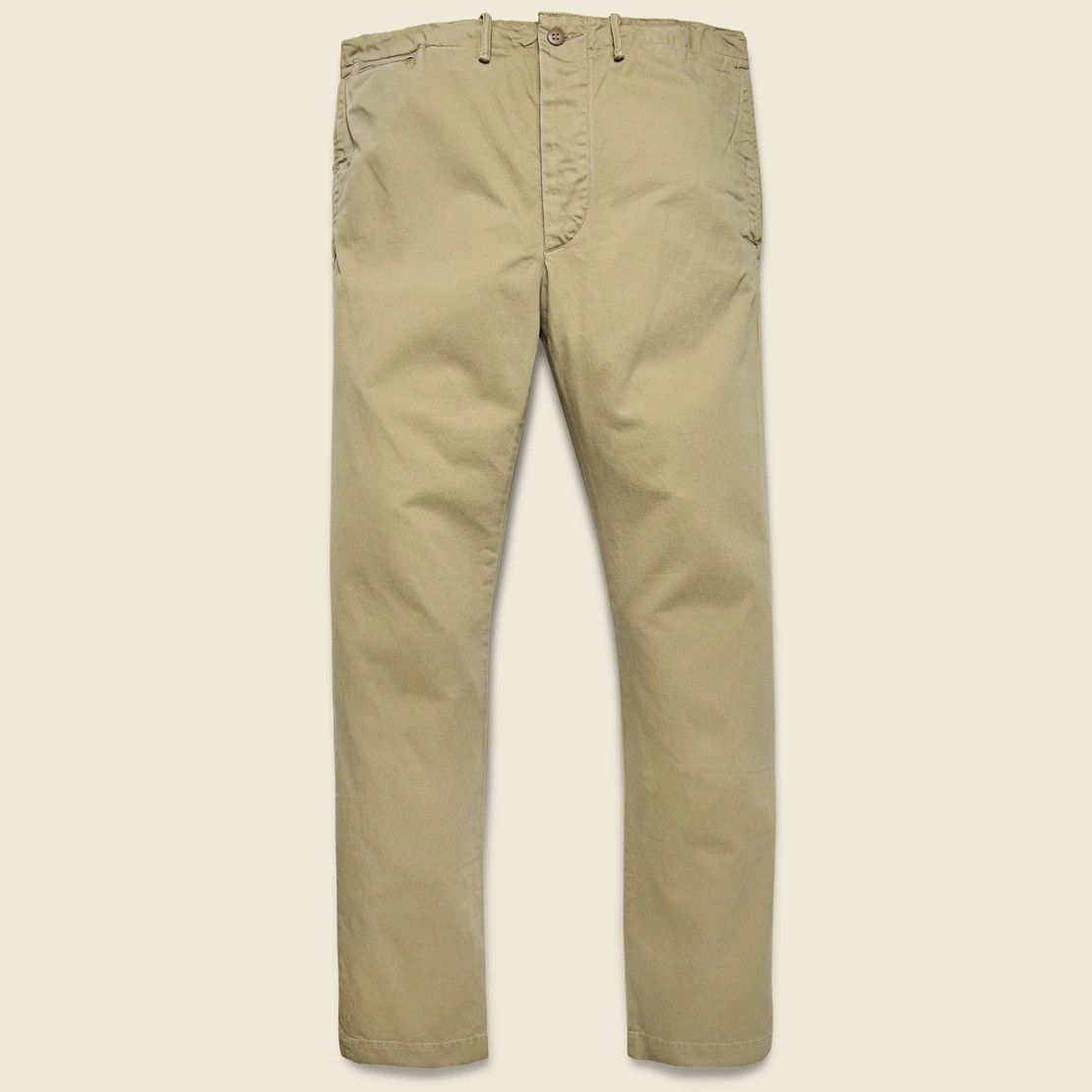 Ralph Lauren Double RL RRL OFFICER CHINO - KHAKI | Grailed
