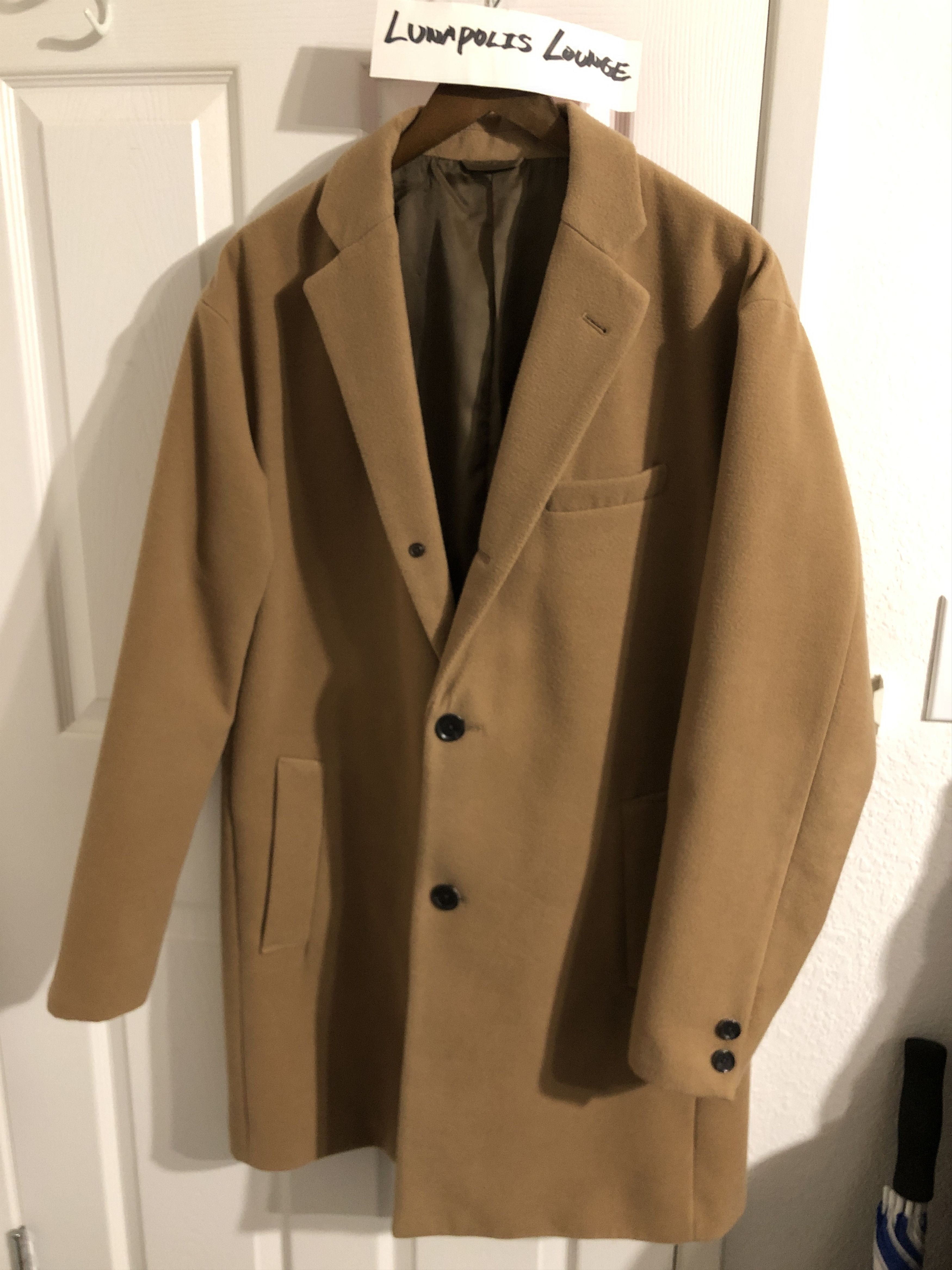 Beams Plus BEAMS+ PLUS CAMEL TAN WOOL OVERCOAT | Grailed