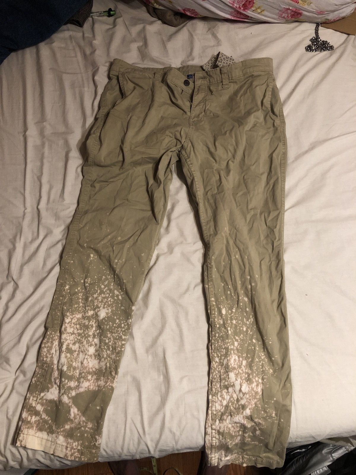 George × Vintage Bleached Khakis | Grailed