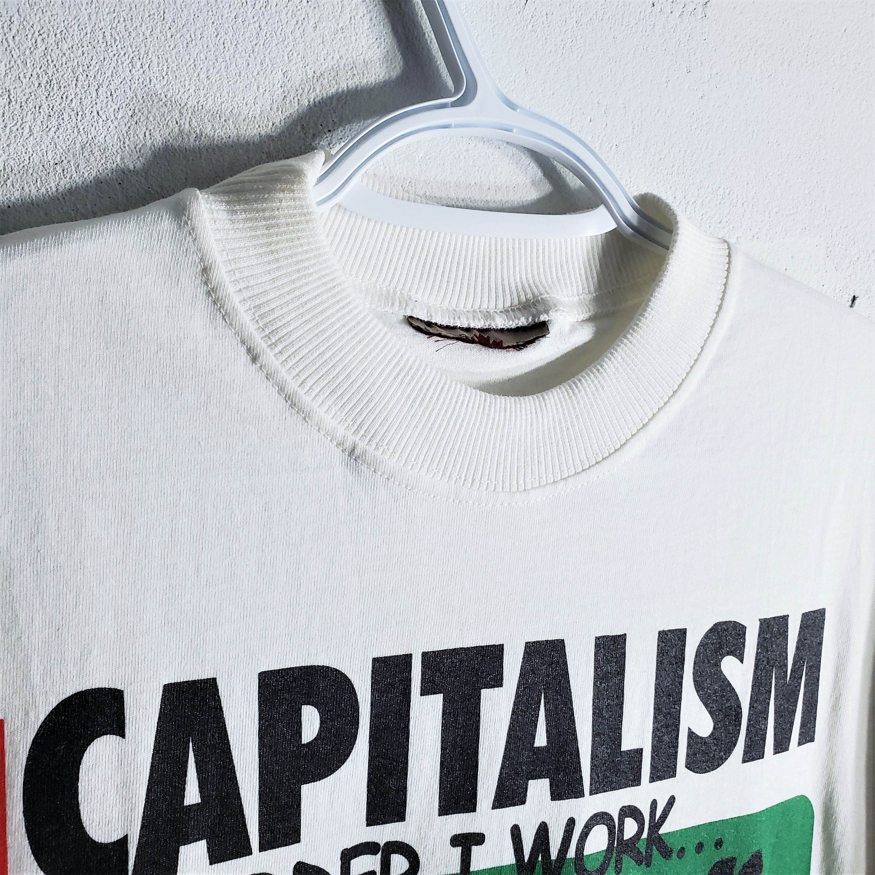 Vintage 90s Dilbert Capitalism Tee White Boss Dog Cute | Grailed