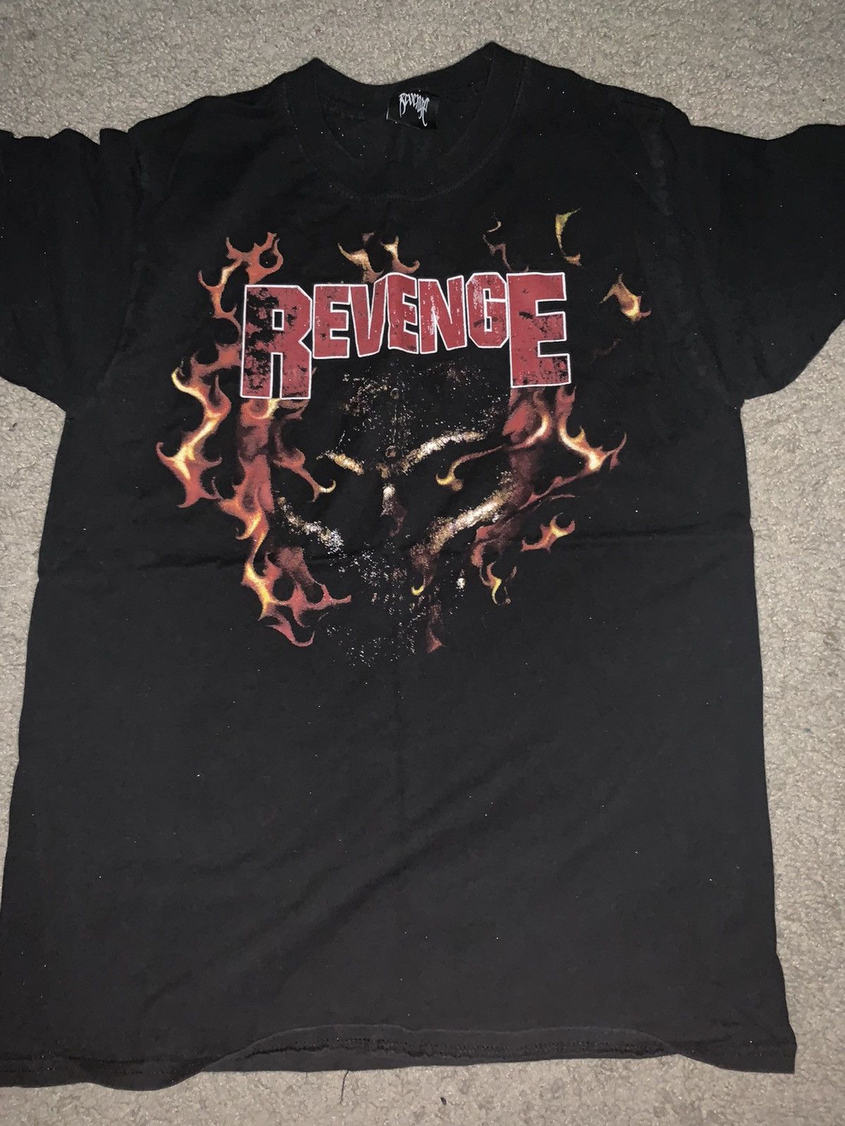 Revenge Revenge Flaming Skull | Grailed