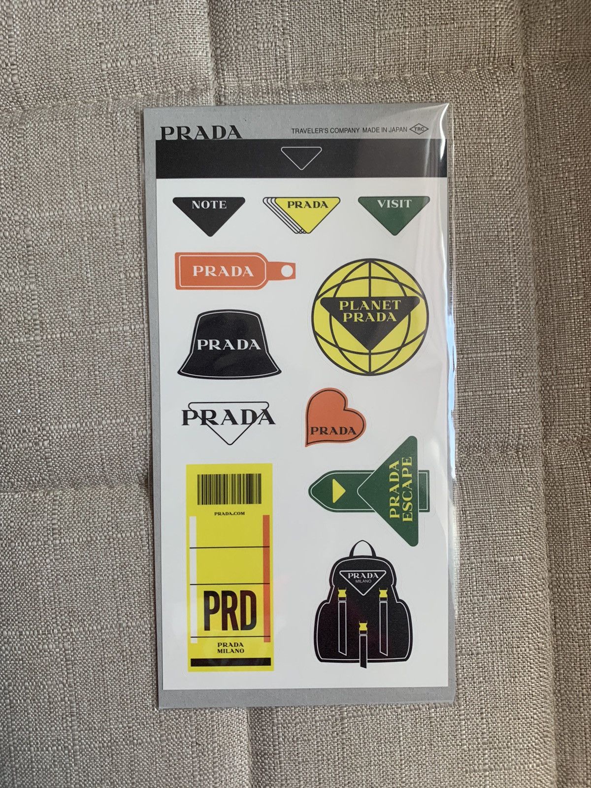 Prada Prada x Traveler’s Company Limited Edition Sticker Pack | Grailed