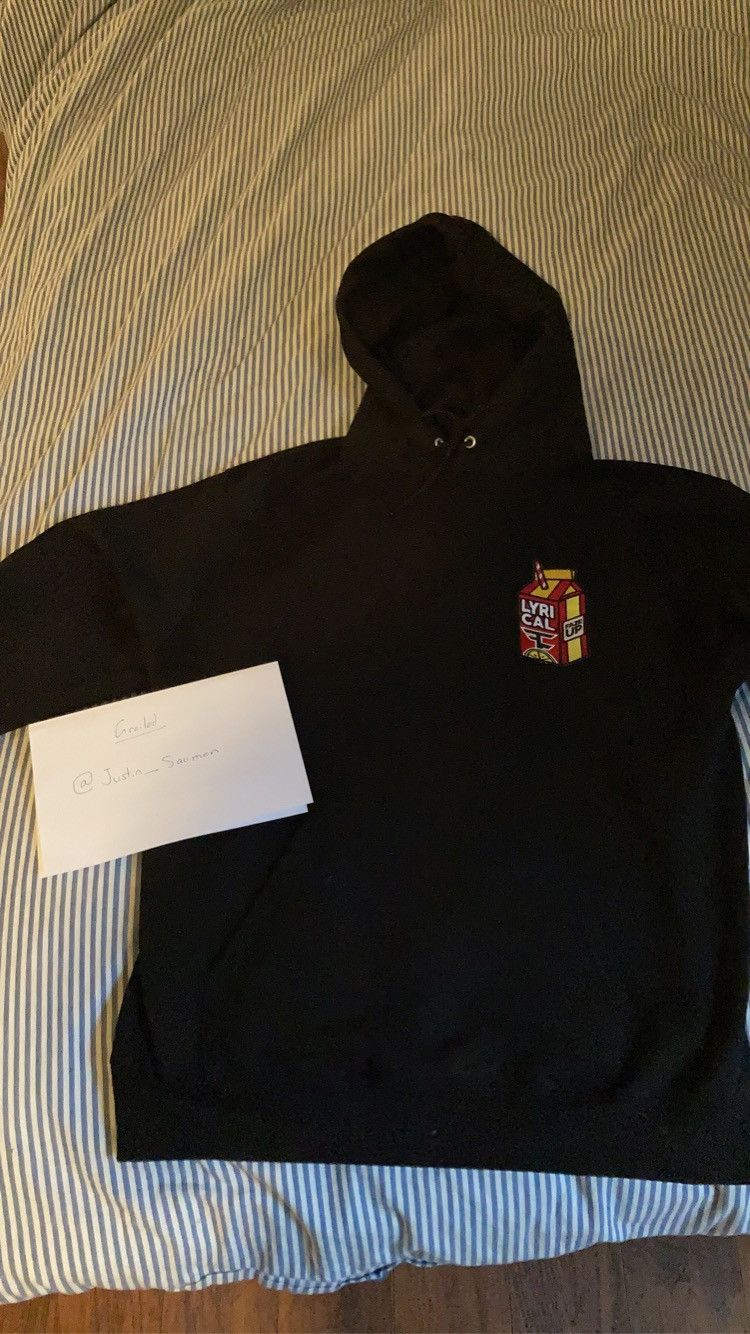 Faze × Lyrical Lemonade Lyrical lemonade x Faze black hoodie | Grailed