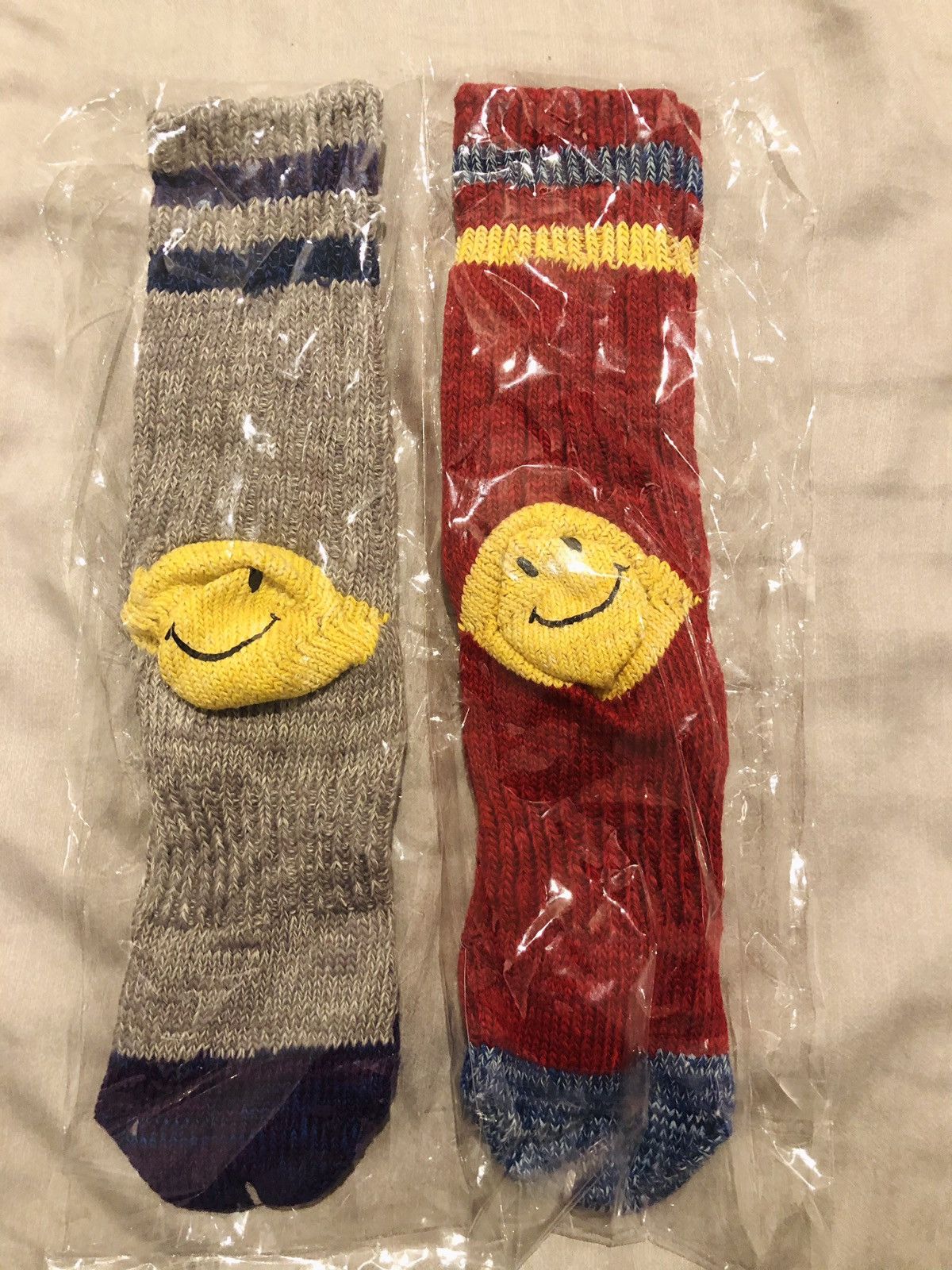 Kapital × Kapital Kountry Kapital Smiley Socks 2 pairs bundle | Grailed