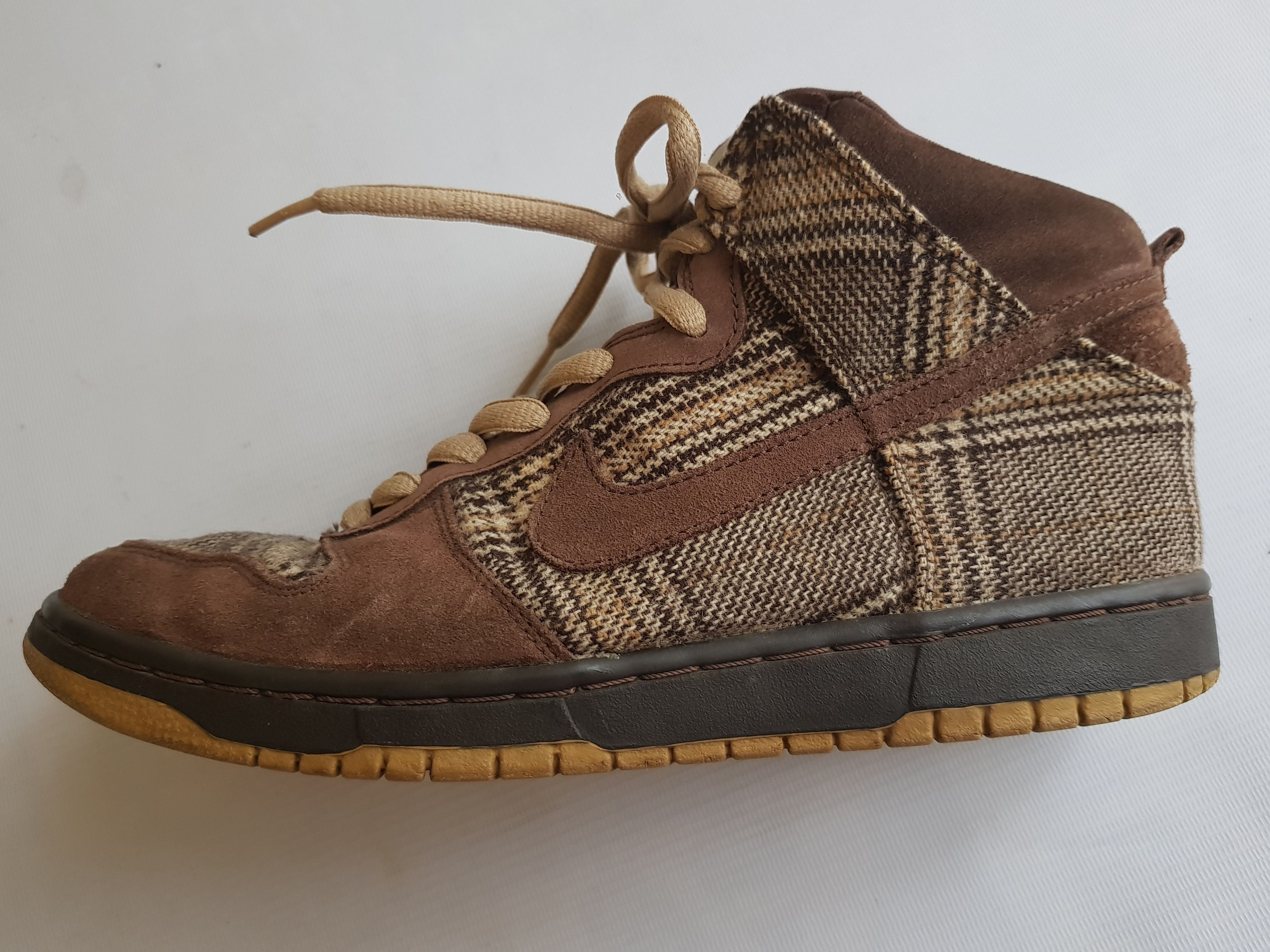 Vintage Classic Nike SB Dunk Hi Tweed 2004, | Grailed