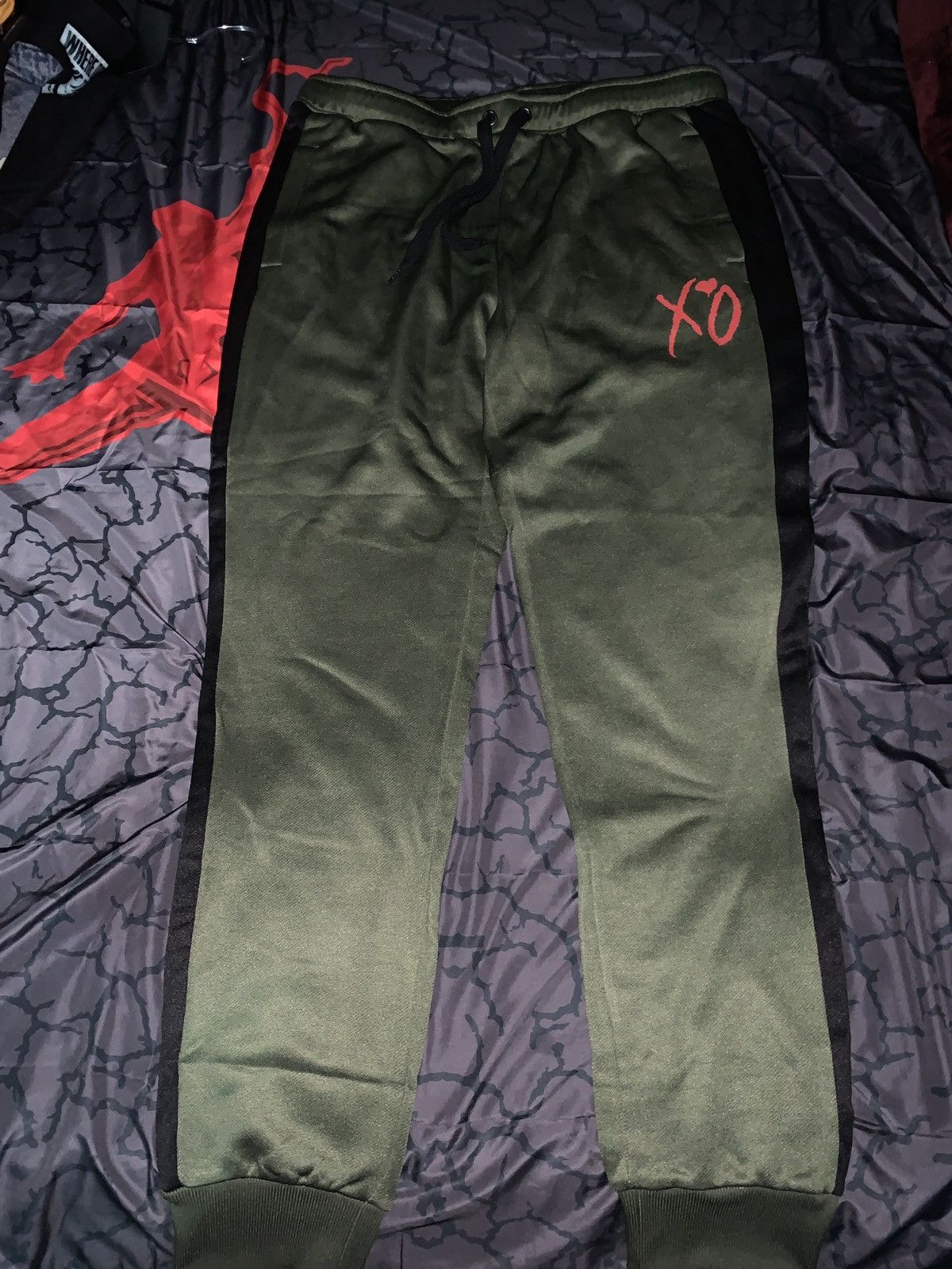 The Weeknd × XO The Weeknd sweatpants | Grailed