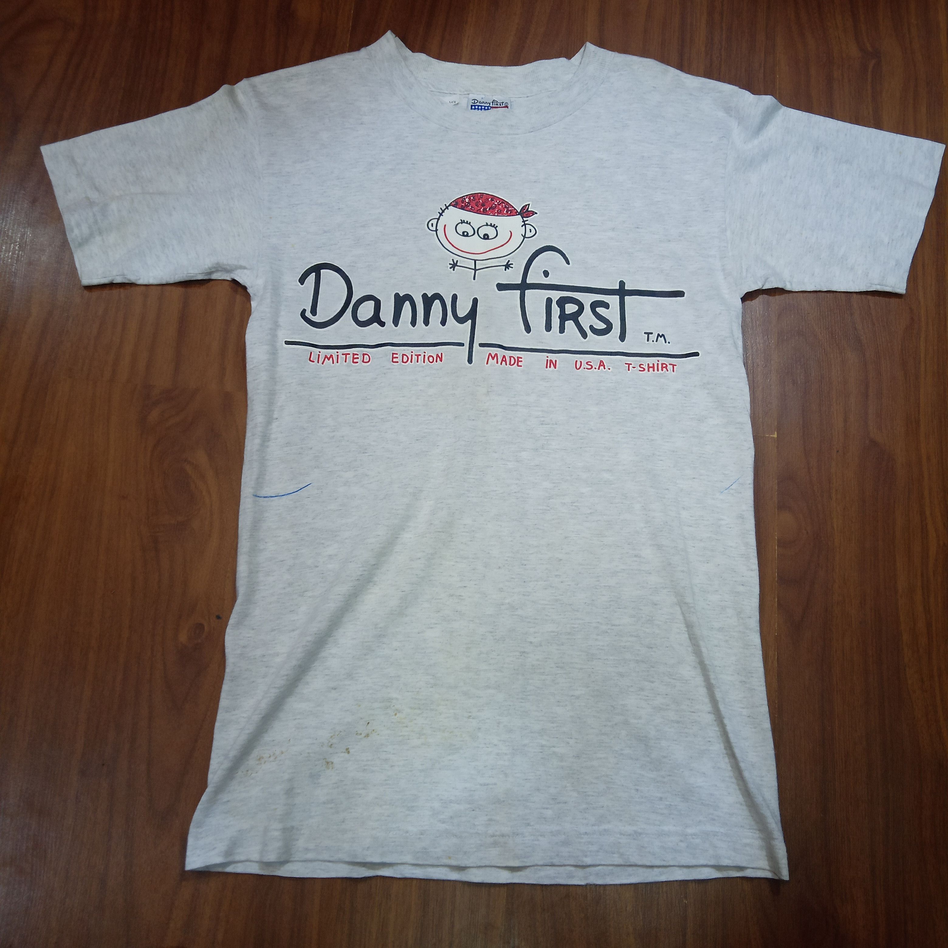 Vintage Danny First Tee Shirt USA Size S | Grailed