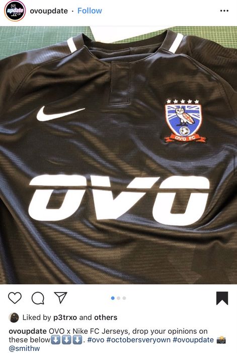 Nike OVO x Nike Player Exclusive FC Runner Jersey Embroidered | Grailed