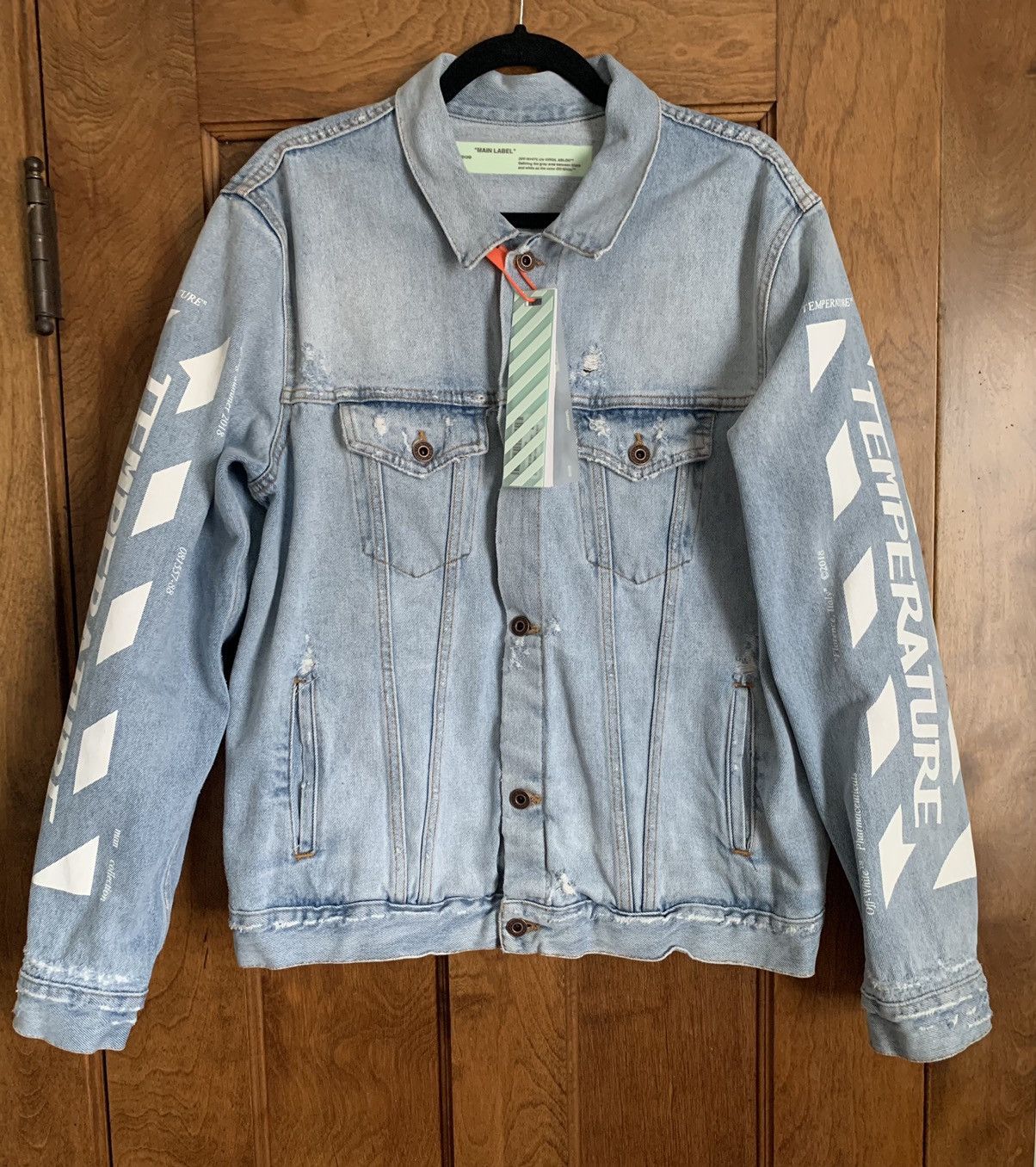 Off-White Off-White Temperature Denim Jacket | Grailed