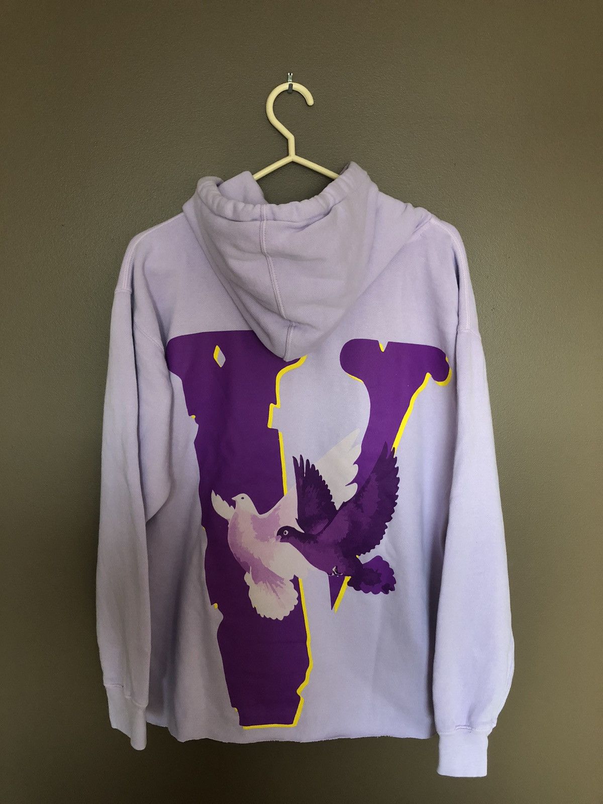 Vlone NAV x Vlone Dove Purple Hoodie | Grailed