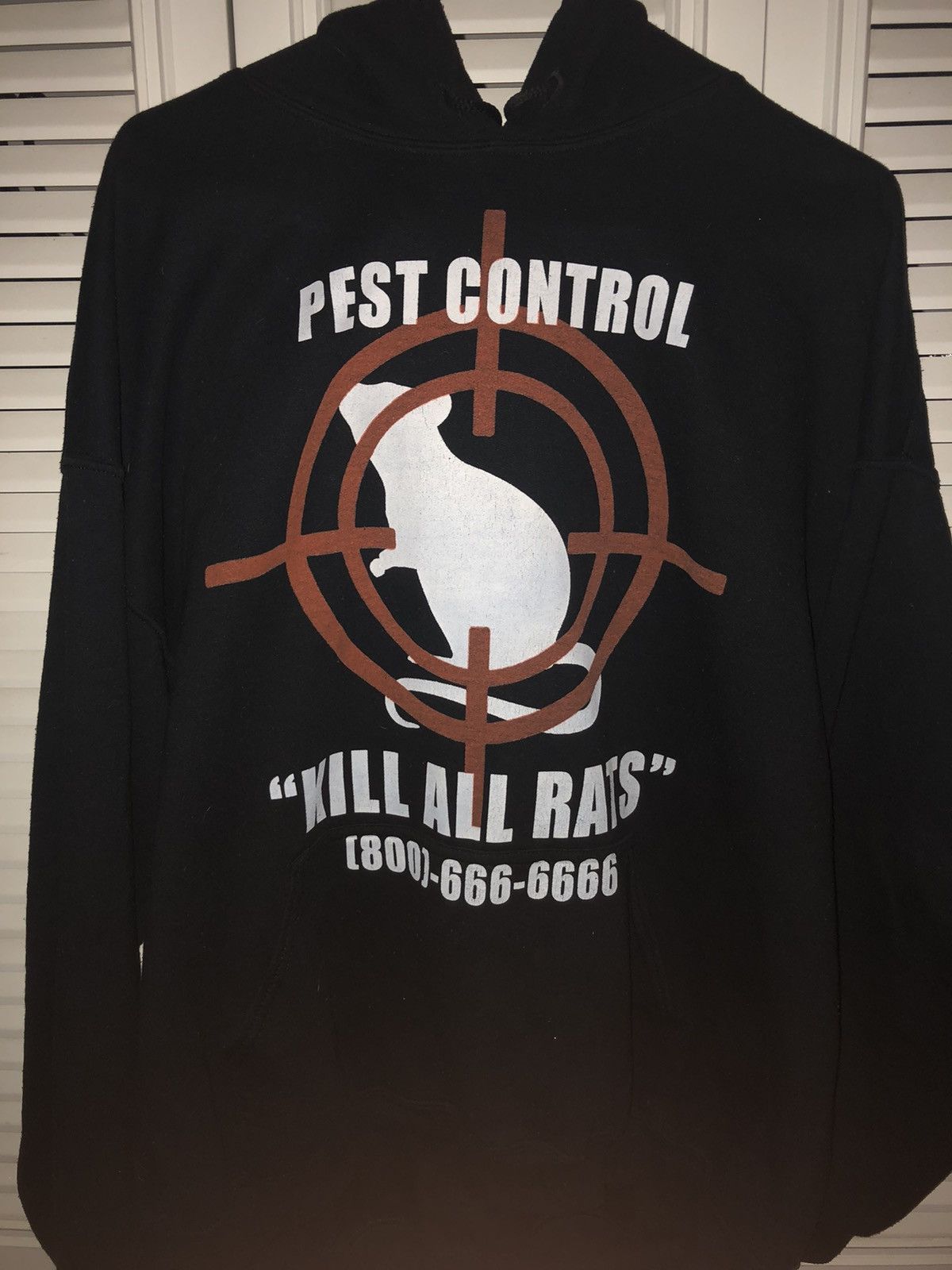 Other × Vintage City morgue “kill all rats” hoodie | Grailed