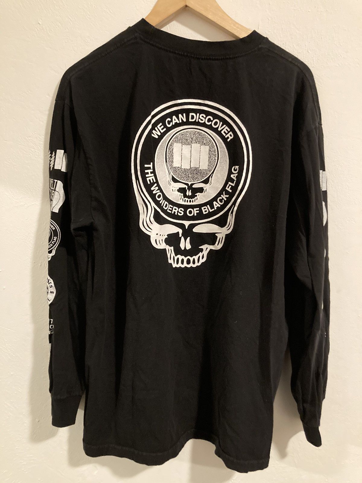 Jeremy Dean Melt your face- WOBF Grateful Dead x black flag | Grailed
