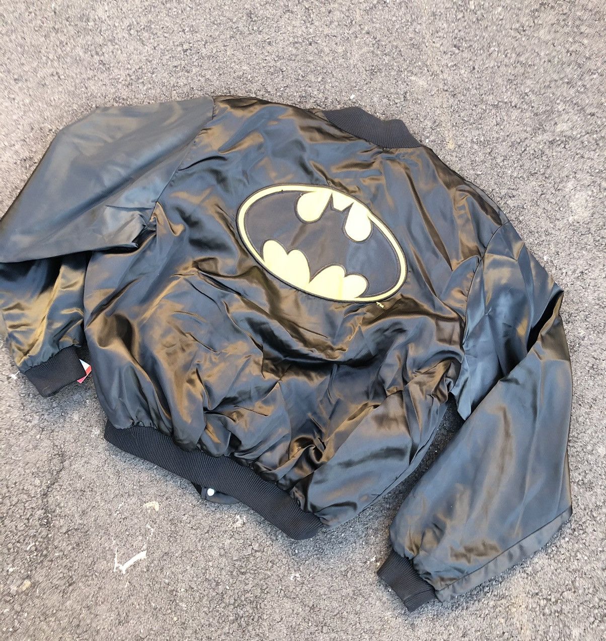 Dc Comics × Vintage Vintage 1989 Batman Satin Bomber Jacket | Grailed