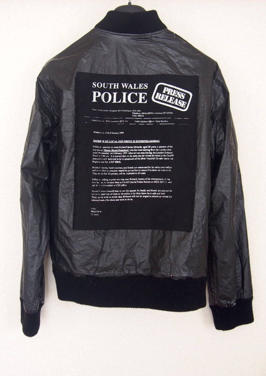Raf Simons Raf Simons Riot Riot Riot Police Bomber jacket 2001 2002 48 ...