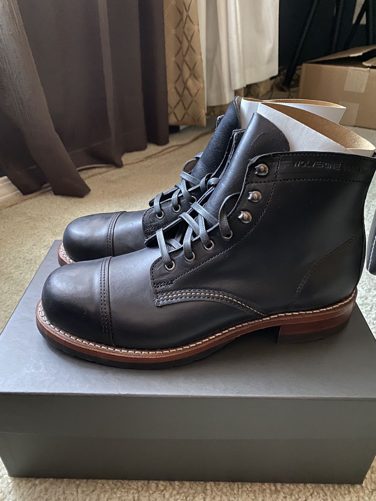 Wolverine 1000 Mile Cap Toe Boots | Grailed