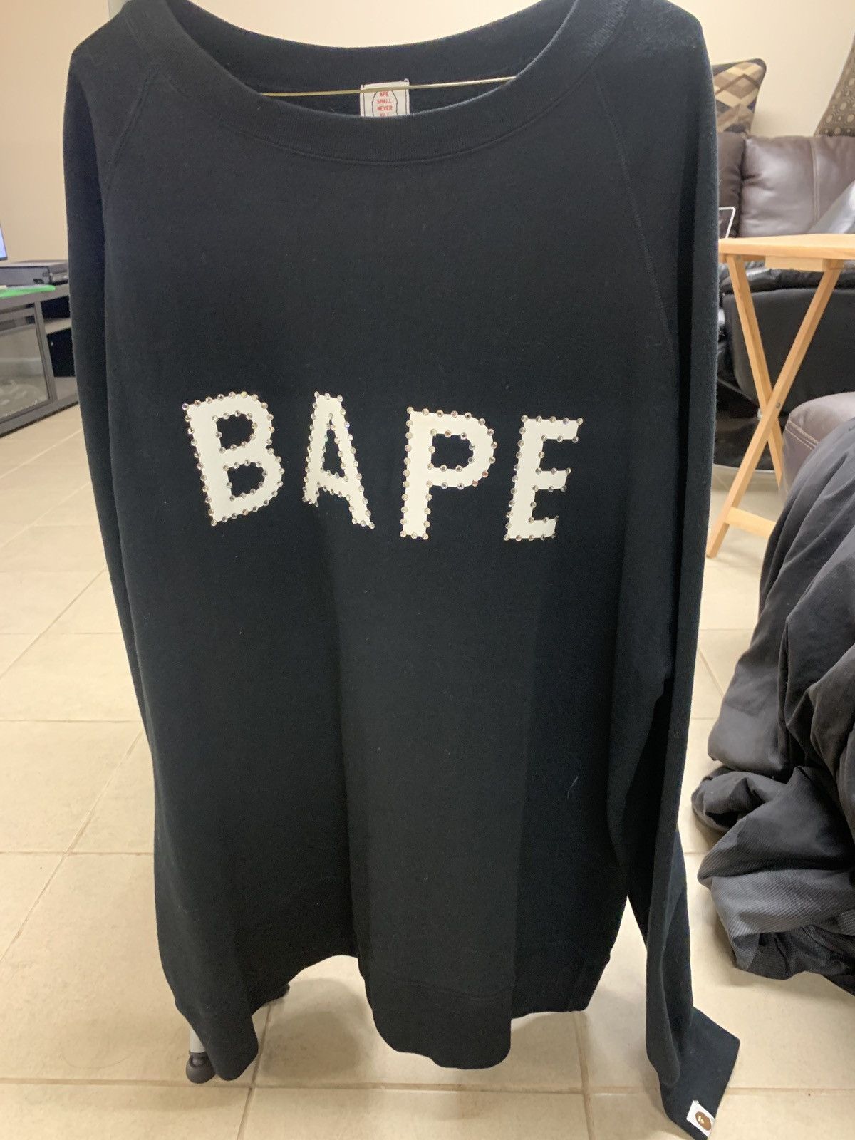 Bape Bape Swarovski Crewneck Sweater | Grailed