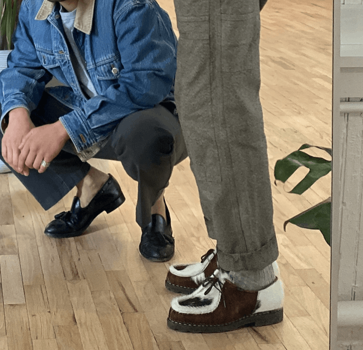 Paraboot Paraboot Michael 42 Polis de Vache Cow Hair | Grailed