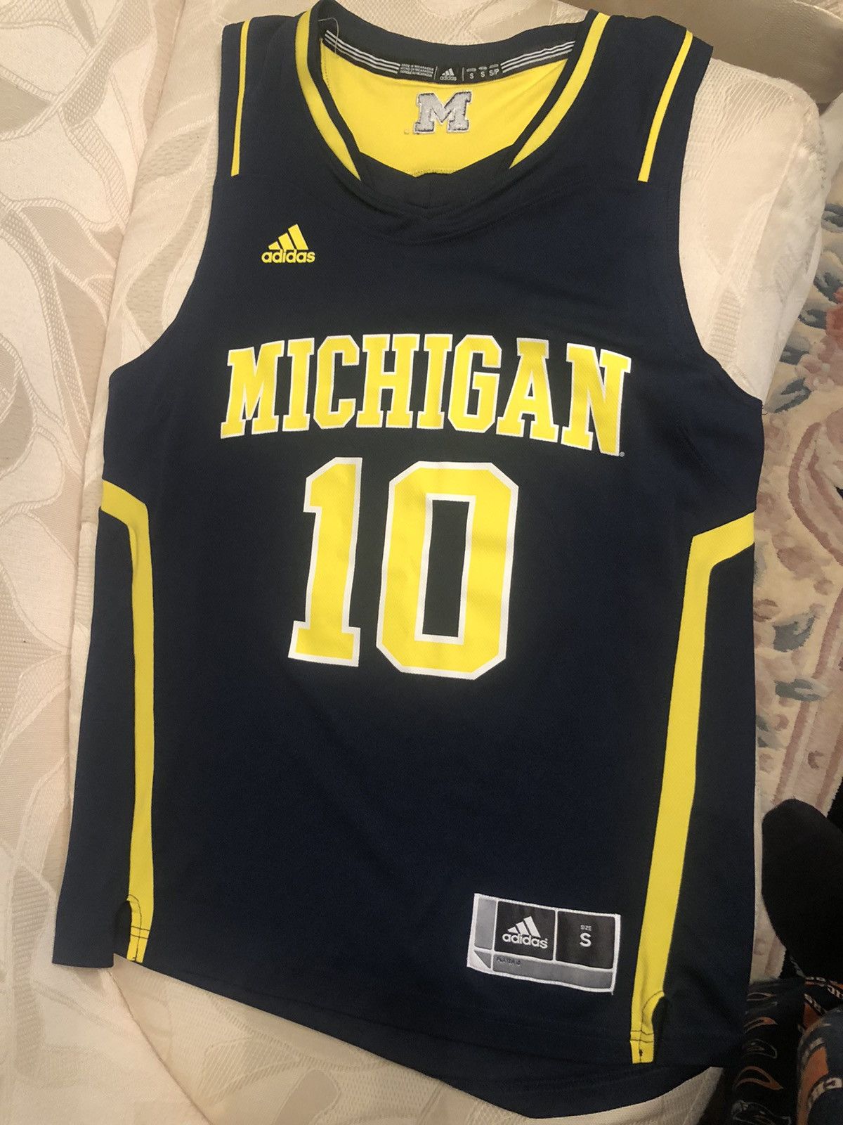 Adidas University of Michigan Basketball Jersey | Grailed