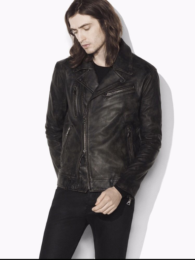 John Varvatos Asymmetrical leather biker jacket | Grailed John Varvatos Asymmetrical leather biker jacket | Grailed