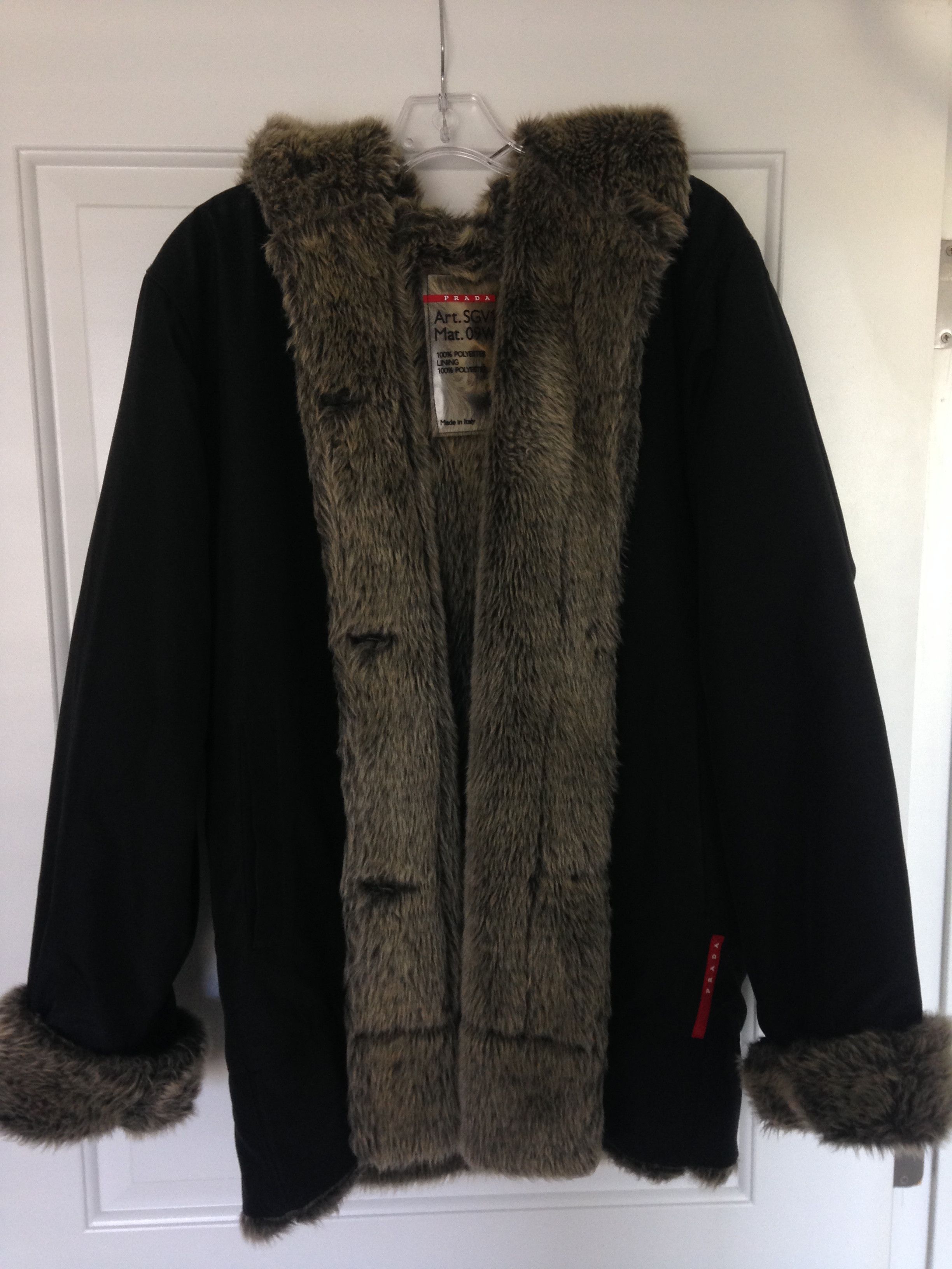 Prada Sport Faux Fur Lined Jacket | Grailed