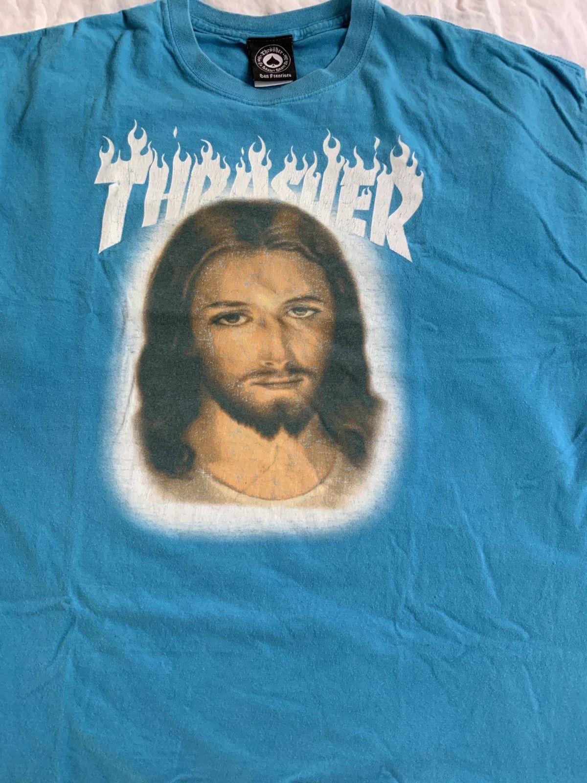 Thrasher Jesus Portrait | Grailed