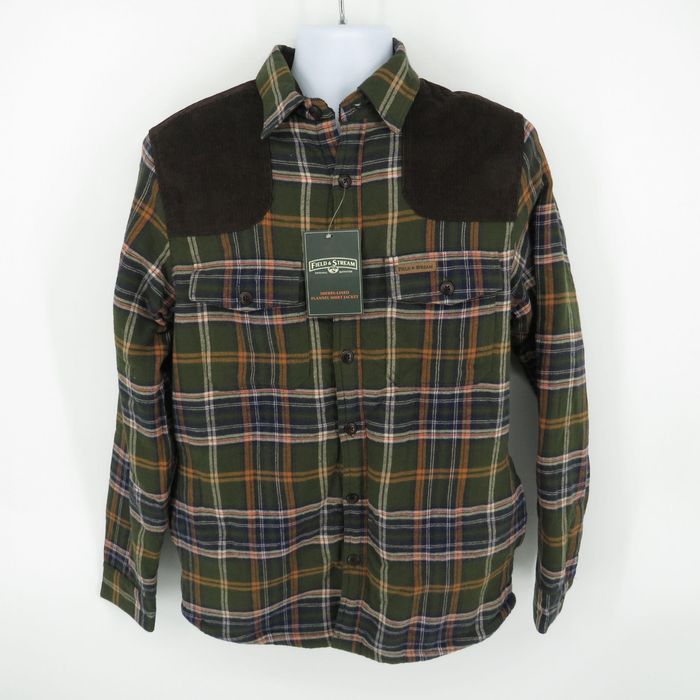Other Field & Stream Men’s Sherpa-lined Flannel Shirt Jacket S | Grailed