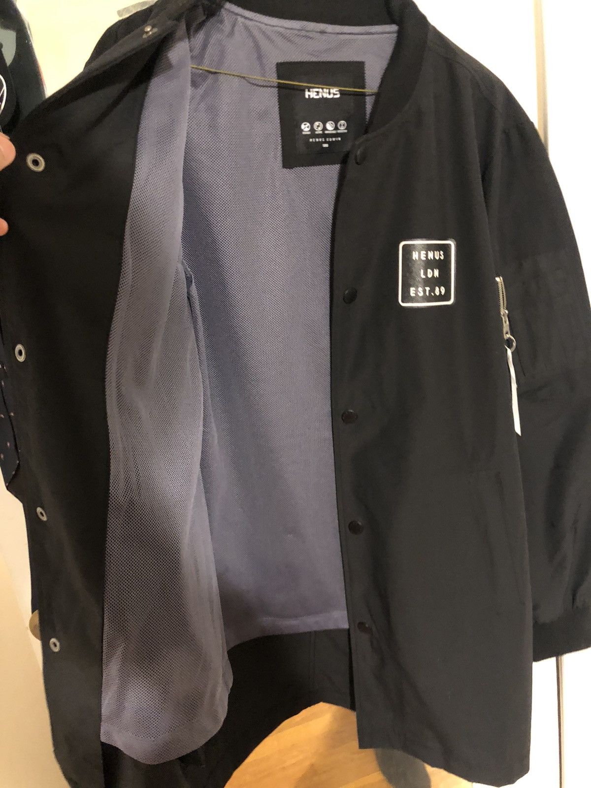 Edwin Henus long black jacket | Grailed
