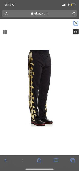 Jeremy Scott Jeremy Scott adidas musical notes sweatpants | Grailed