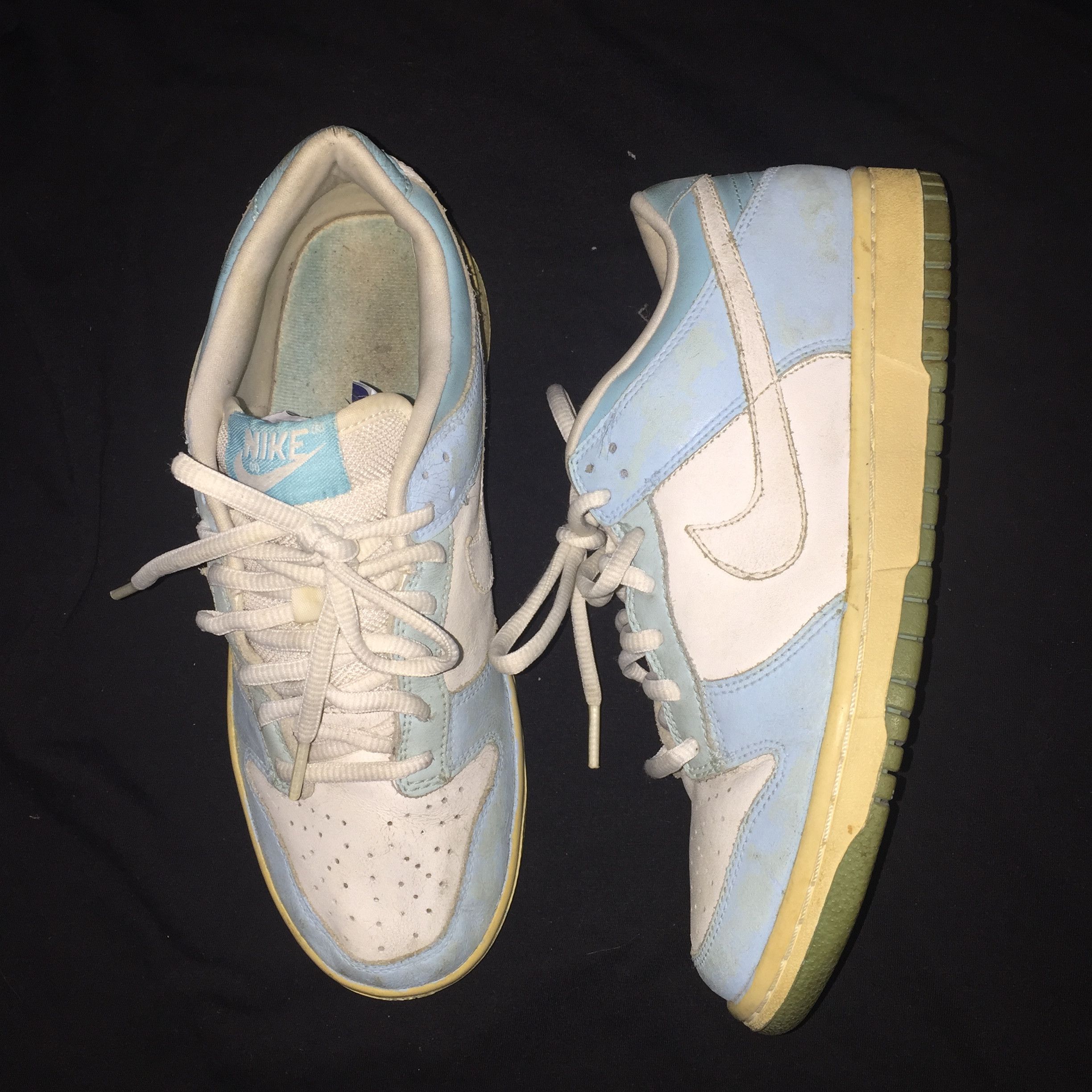 Nike RARE Dunk Low Baby Blue White 2005-2006 limited Edition | Grailed