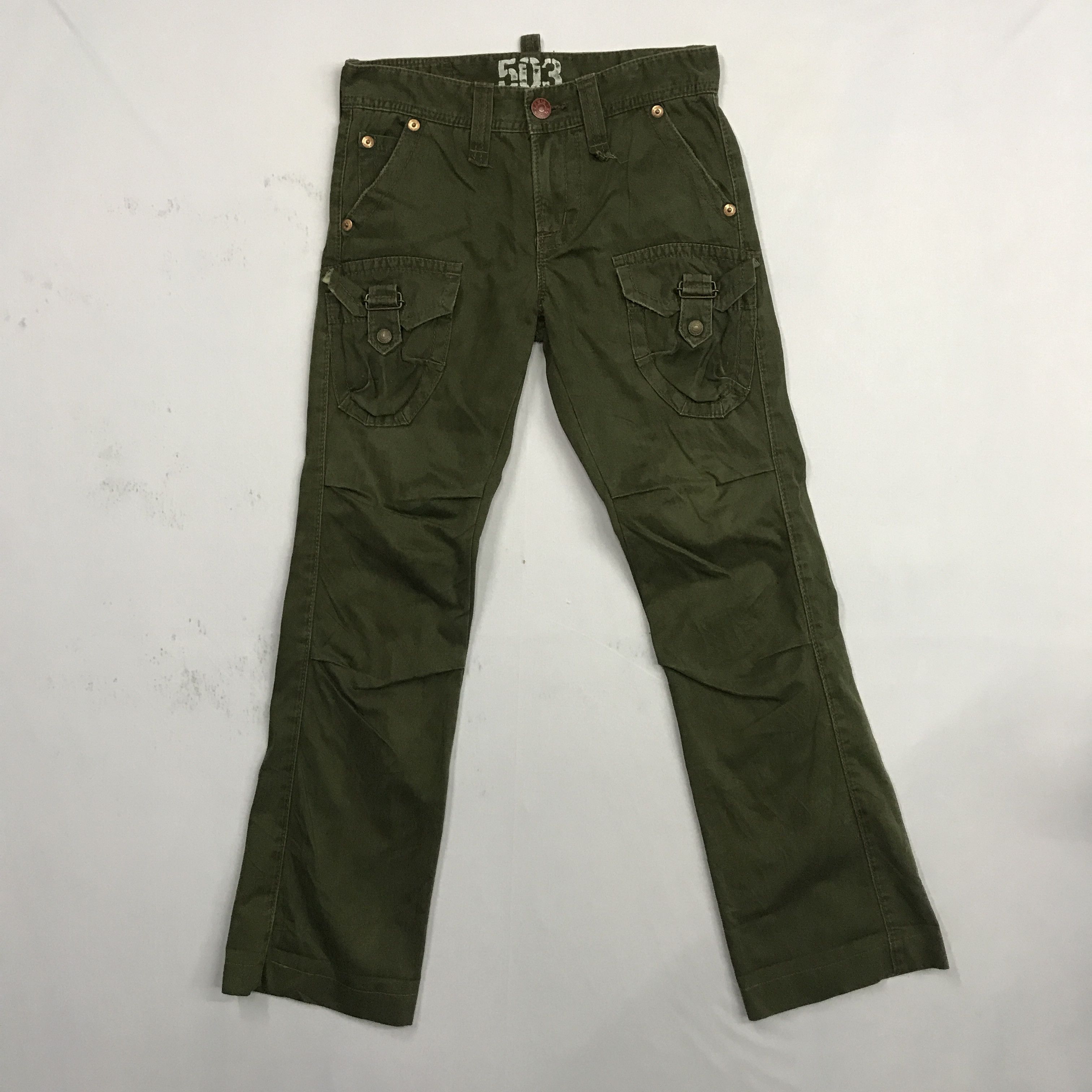 Edwin × Streetwear × Vintage Vintage Edwin 503 Cargo Pants Multi pocket ...