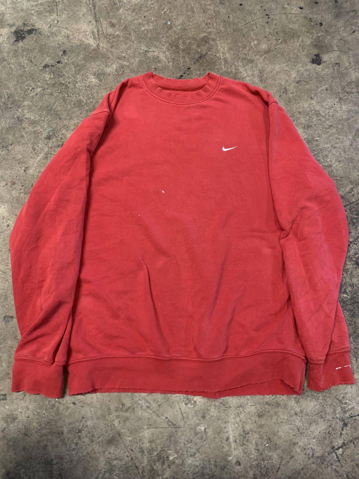 Nike Vintage Nike pullover sweater with white Nike check mark | Grailed