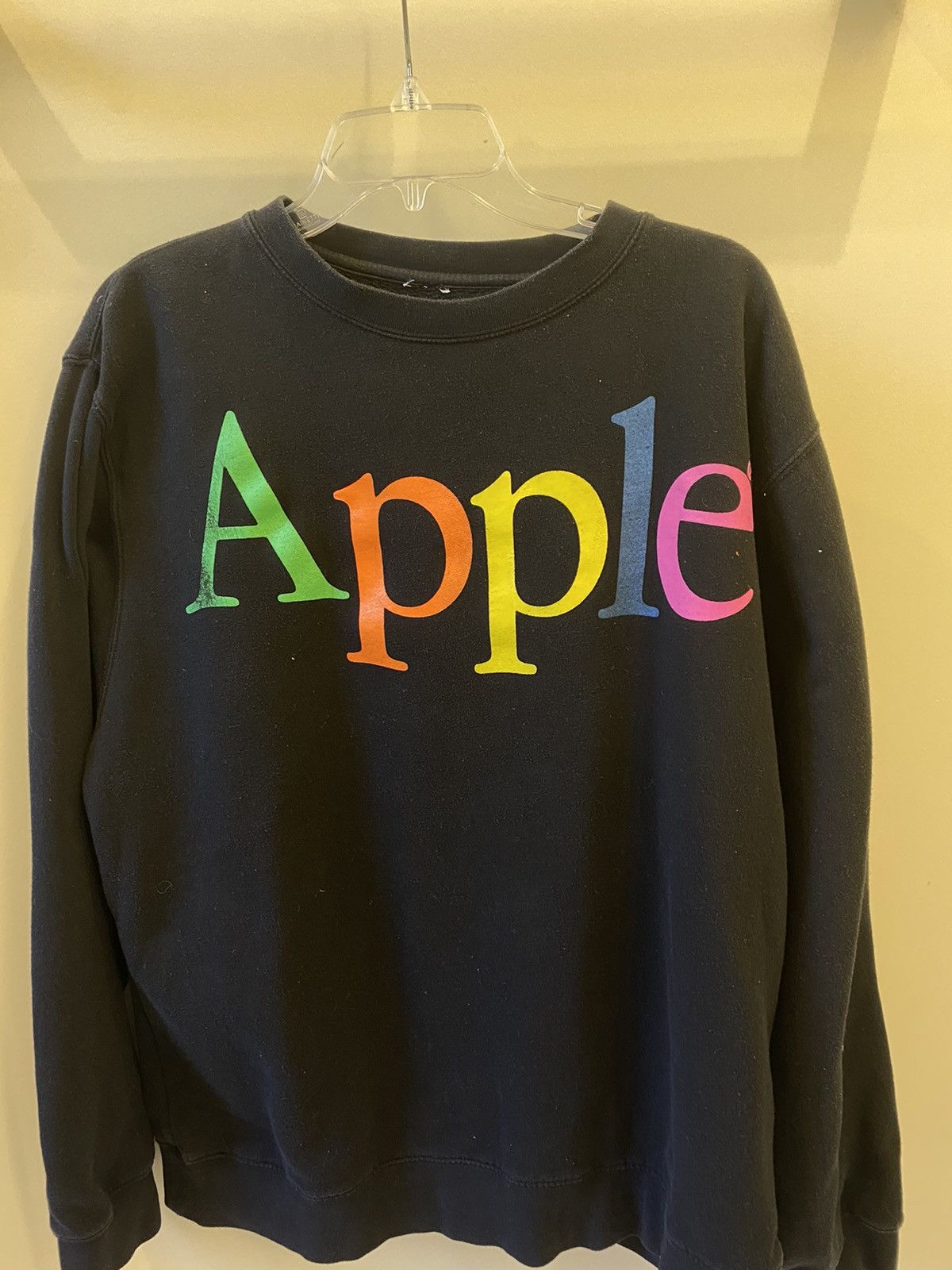 Apple × Vintage Vintage Apple Computers Multicolor Logo Crewneck | Grailed