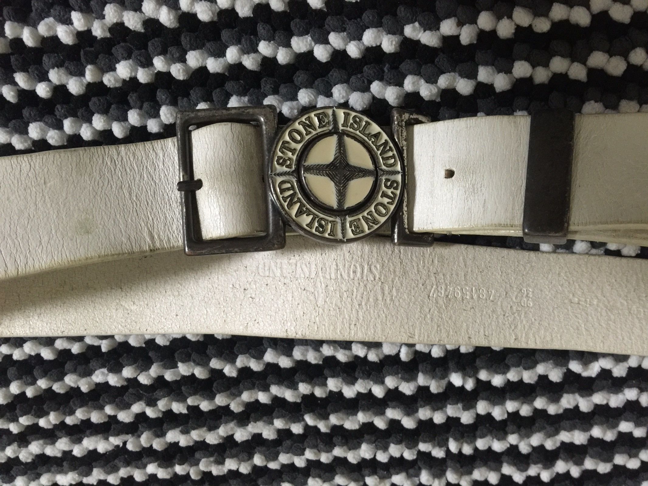 Stone Island Stone Island Belt Buckle Belt White | Grailed