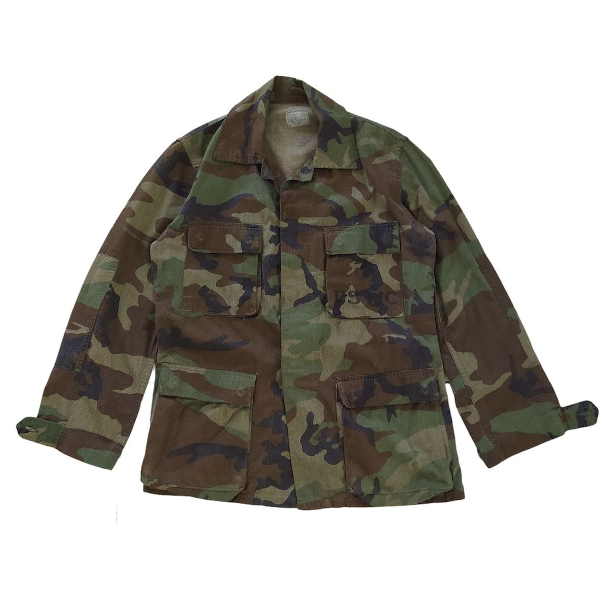 Military Vtg USMC woodland camo combat jacket | Grailed